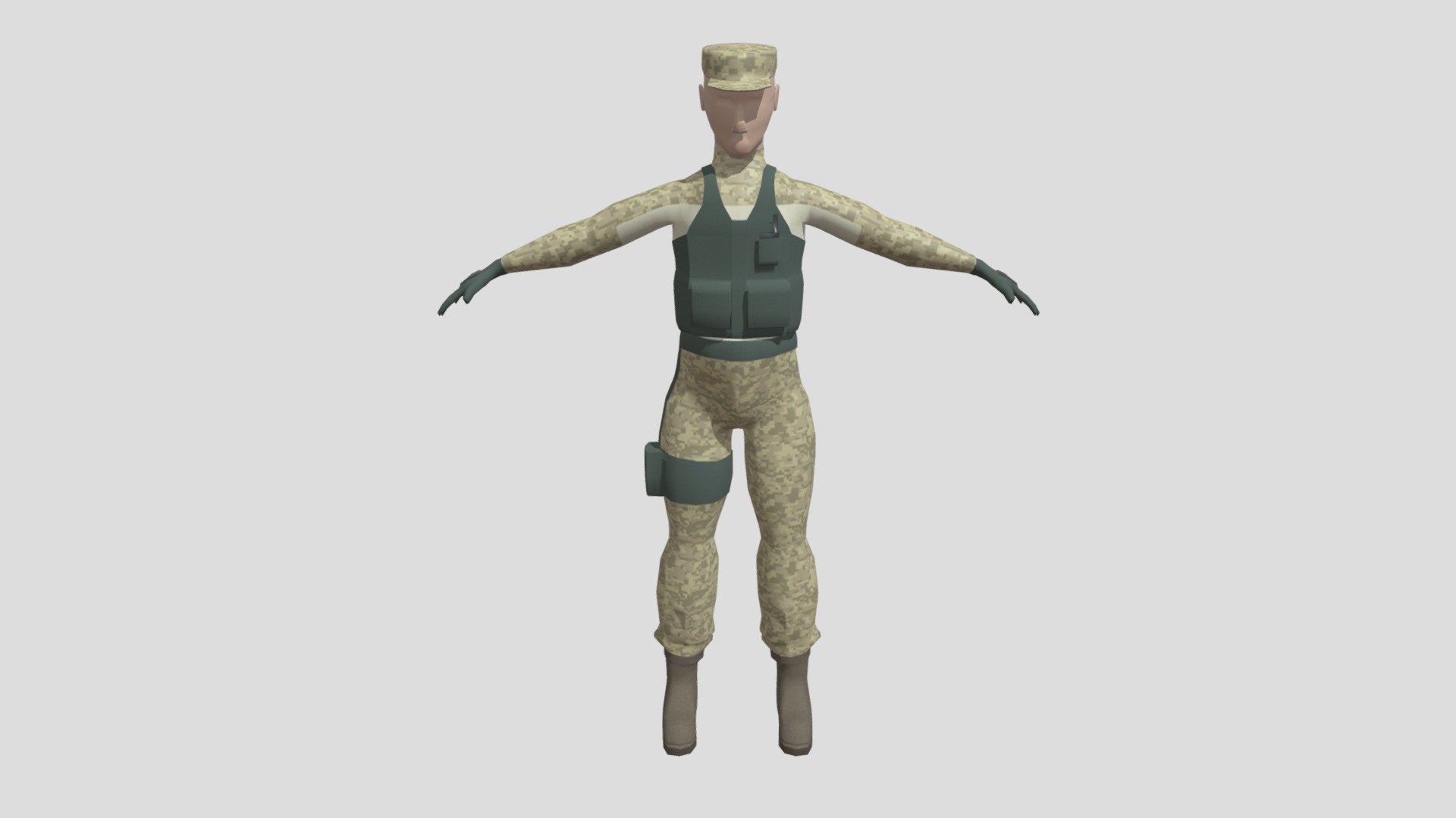 Metal Gear Awesome: Enemy Character - 3D model by garrettball ...