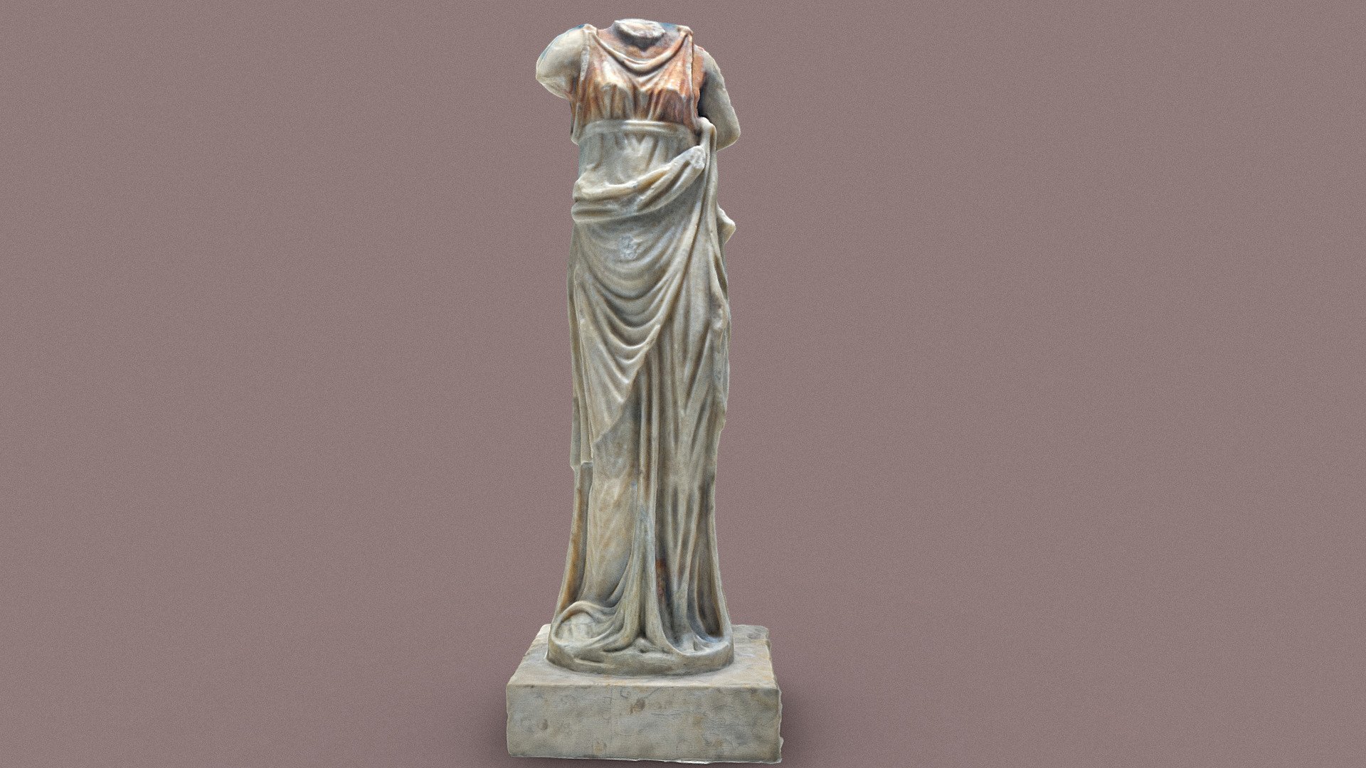 Statue d'époque romaine / Statue roman period - Download Free 3D model ...
