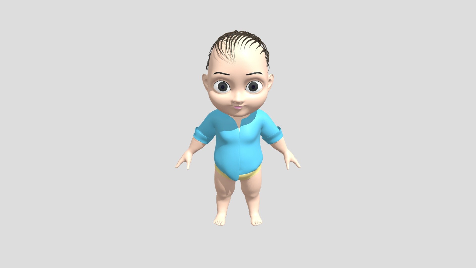 Baby - 3D model by 1Dream [7fa91eb] - Sketchfab