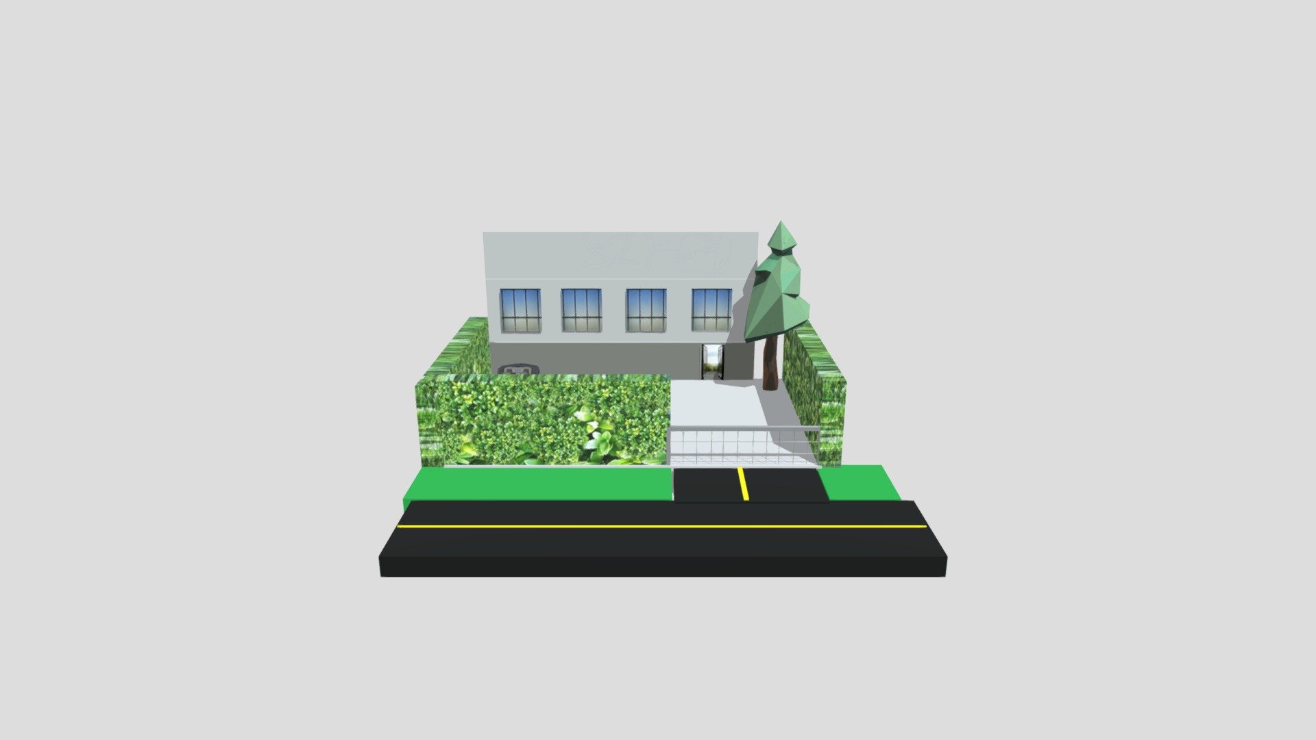 An Office Carpark - 3D model by sparkproject3d [7fa9230] - Sketchfab