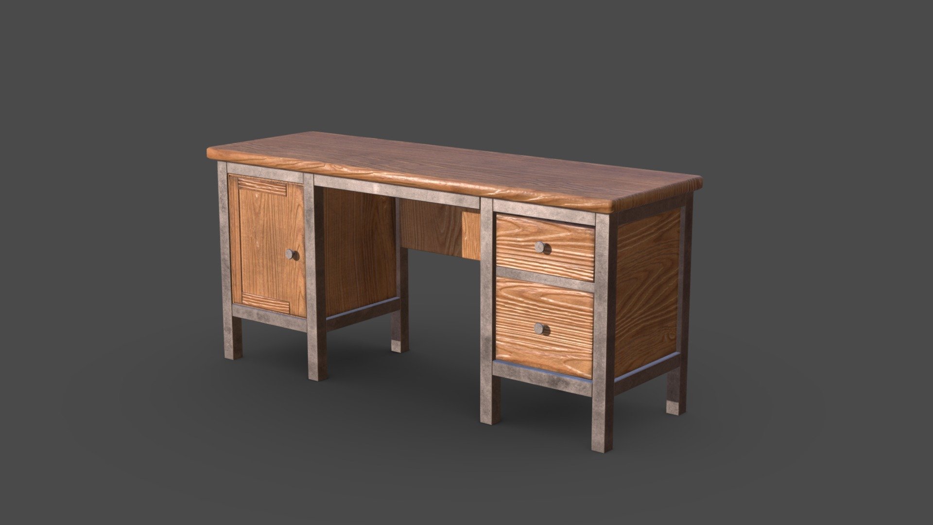 Work Desk - 3D model by Joe-Wall (@Aceofjoey) [7fa9da5] - Sketchfab