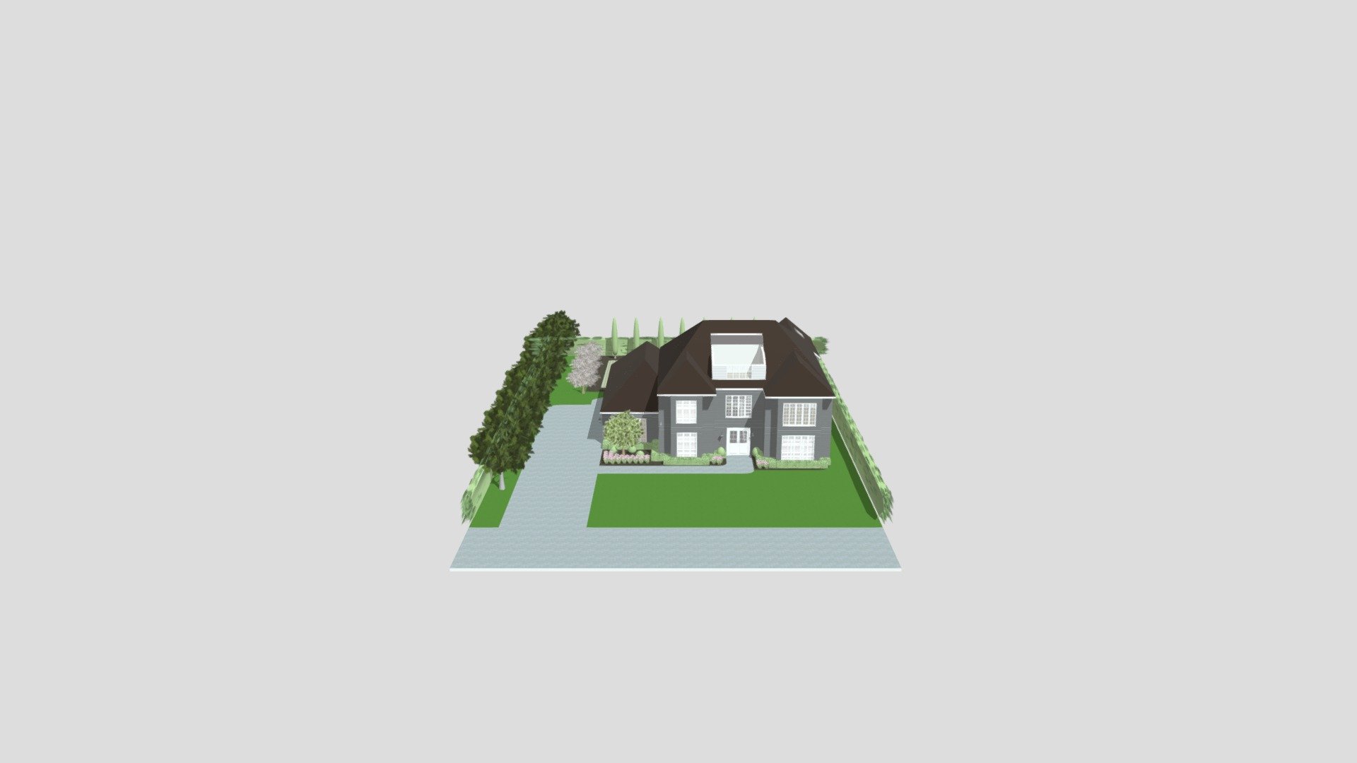 Neighborhood House - Download Free 3D model by Home Design 3D ...