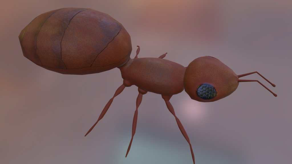 Red Ant Queen - 3D model by BradleyDeanS [7facd85] - Sketchfab
