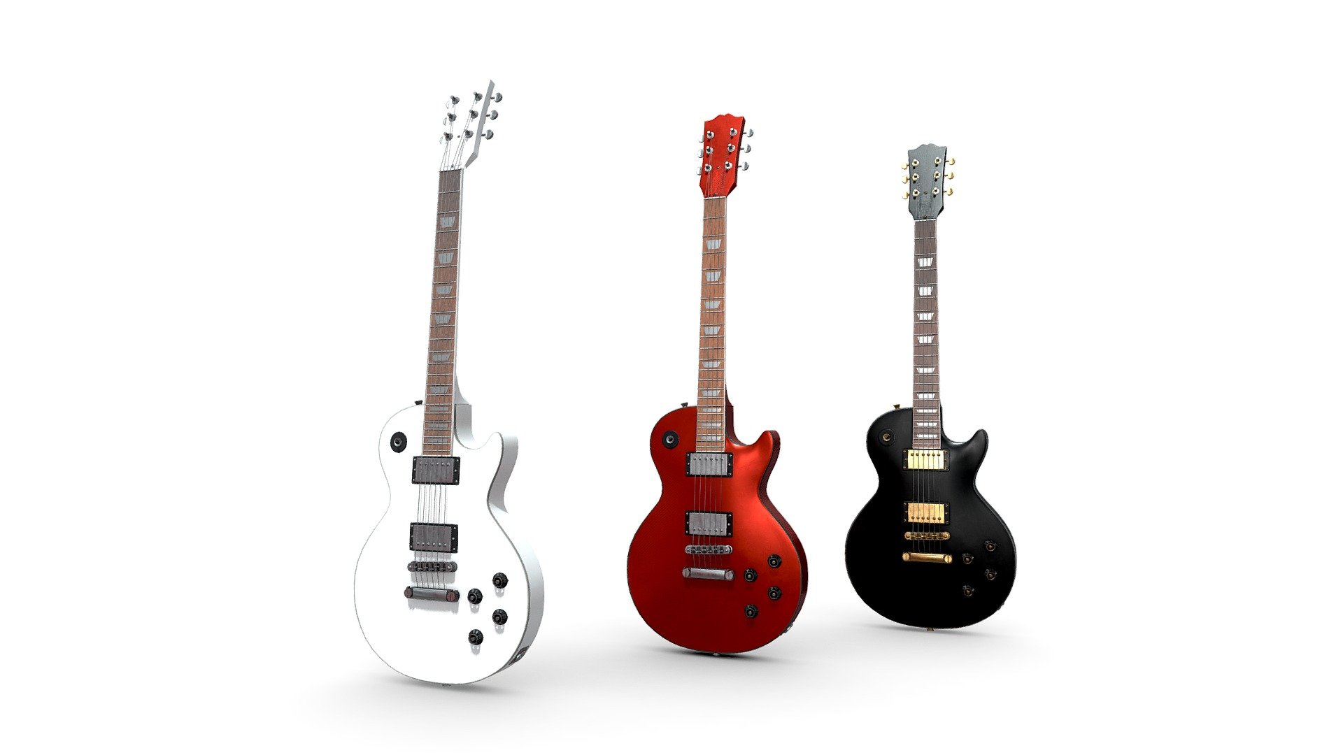 Electric Guitar Part 3 - 3D model by red-polygon [7fad383] - Sketchfab