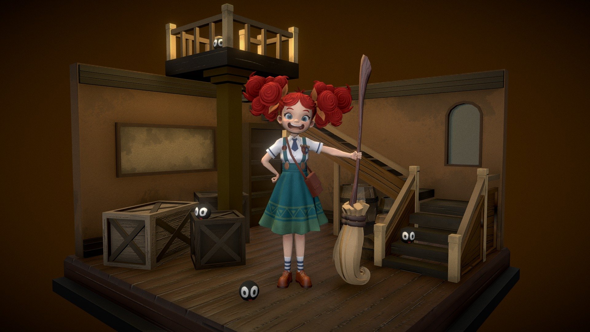 Marie, Spiraling Witch Encyclopedia - 3D model by RicardoMonteiroArt ... Marie, Spiraling Witch Encyclopedia - 3D model by RicardoMonteiroArt ...
