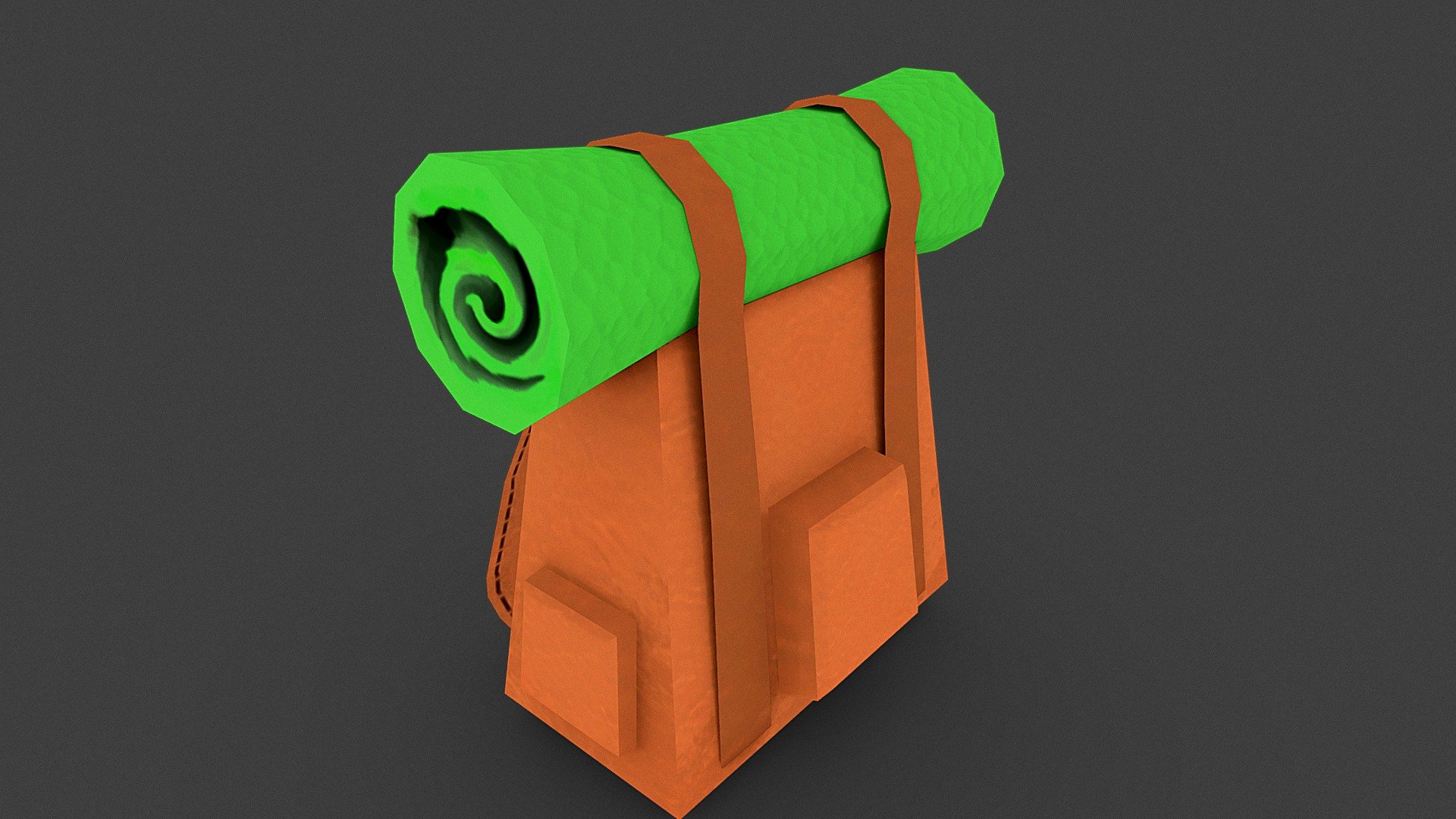 3d low poly stylized adventure backpack - Buy Royalty Free 3D model by ...