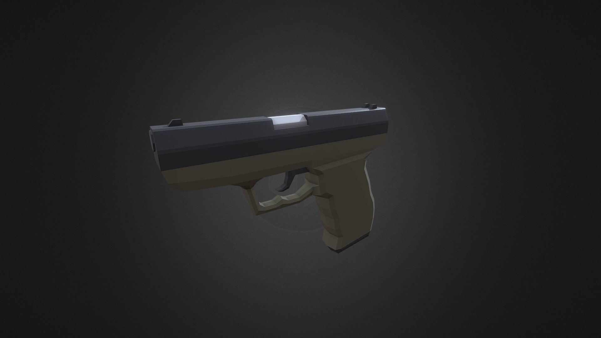 Low-Poly Walther P99 - 3D model by galaxy (@galaxyxd) [7fafccf] - Sketchfab
