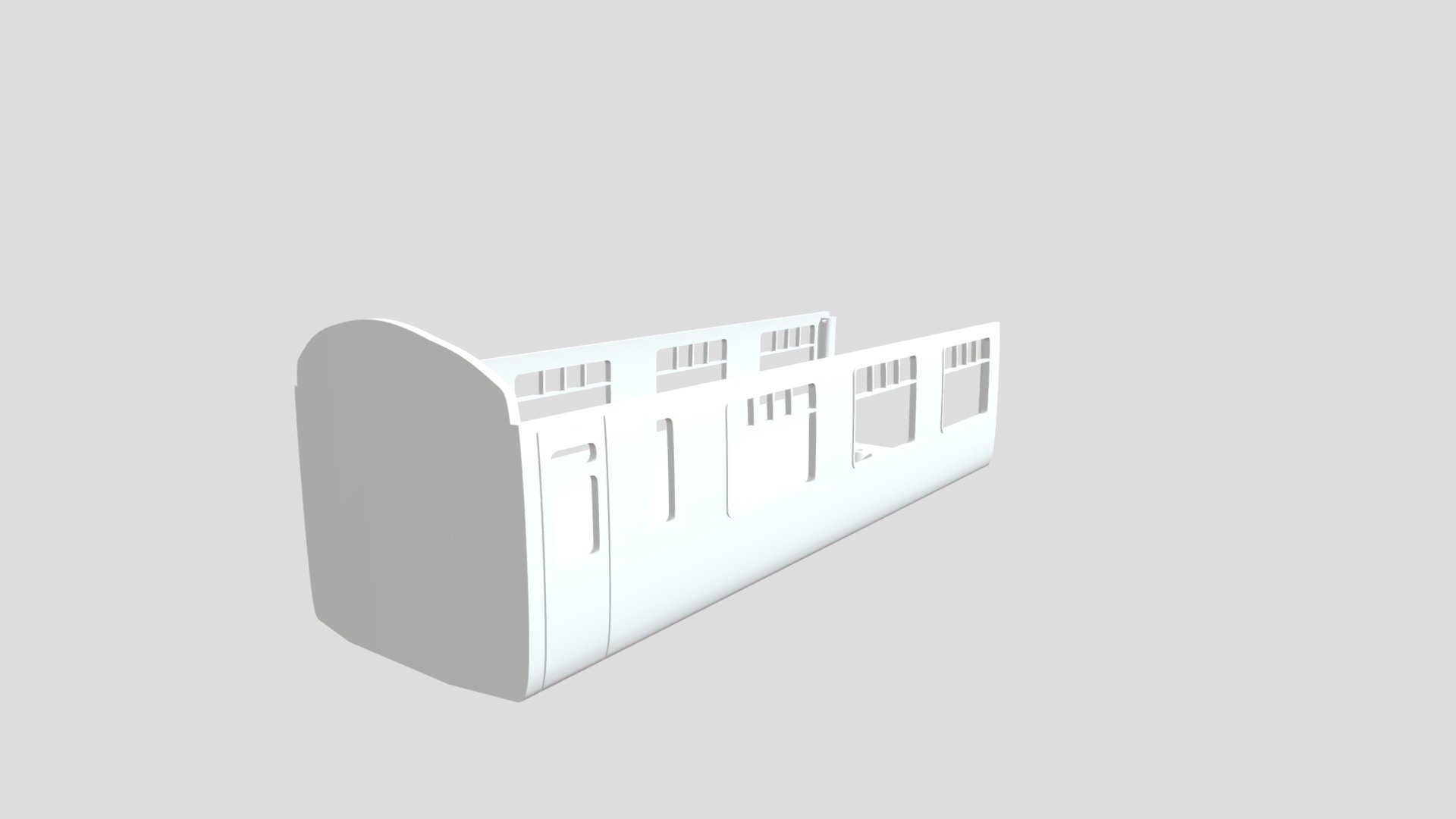 Ho Scale Mark 1 British Rail Coach - 3D model by XHOHO (@XHOHO2 ...