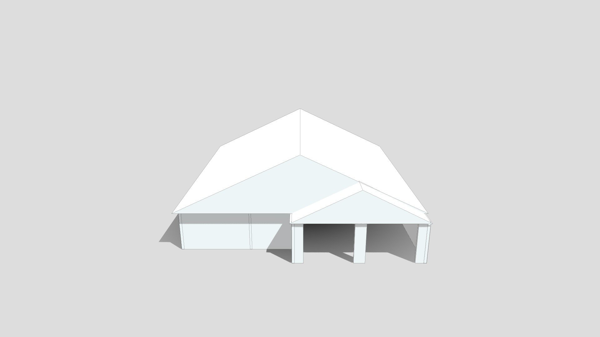 House Blockout - 3D model by lclouser1 [7fb27e7] - Sketchfab