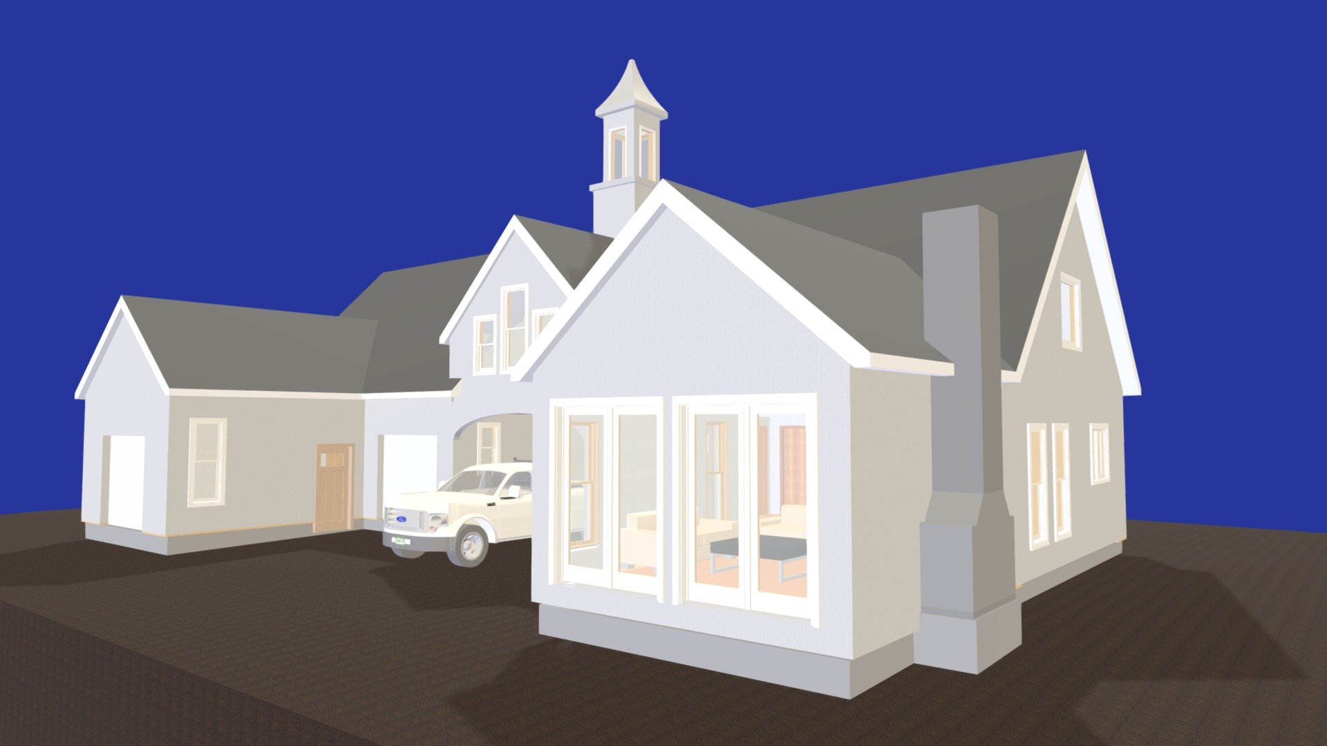 Gatehouse Option 2 - 3D model by springpt [7fb27f2] - Sketchfab