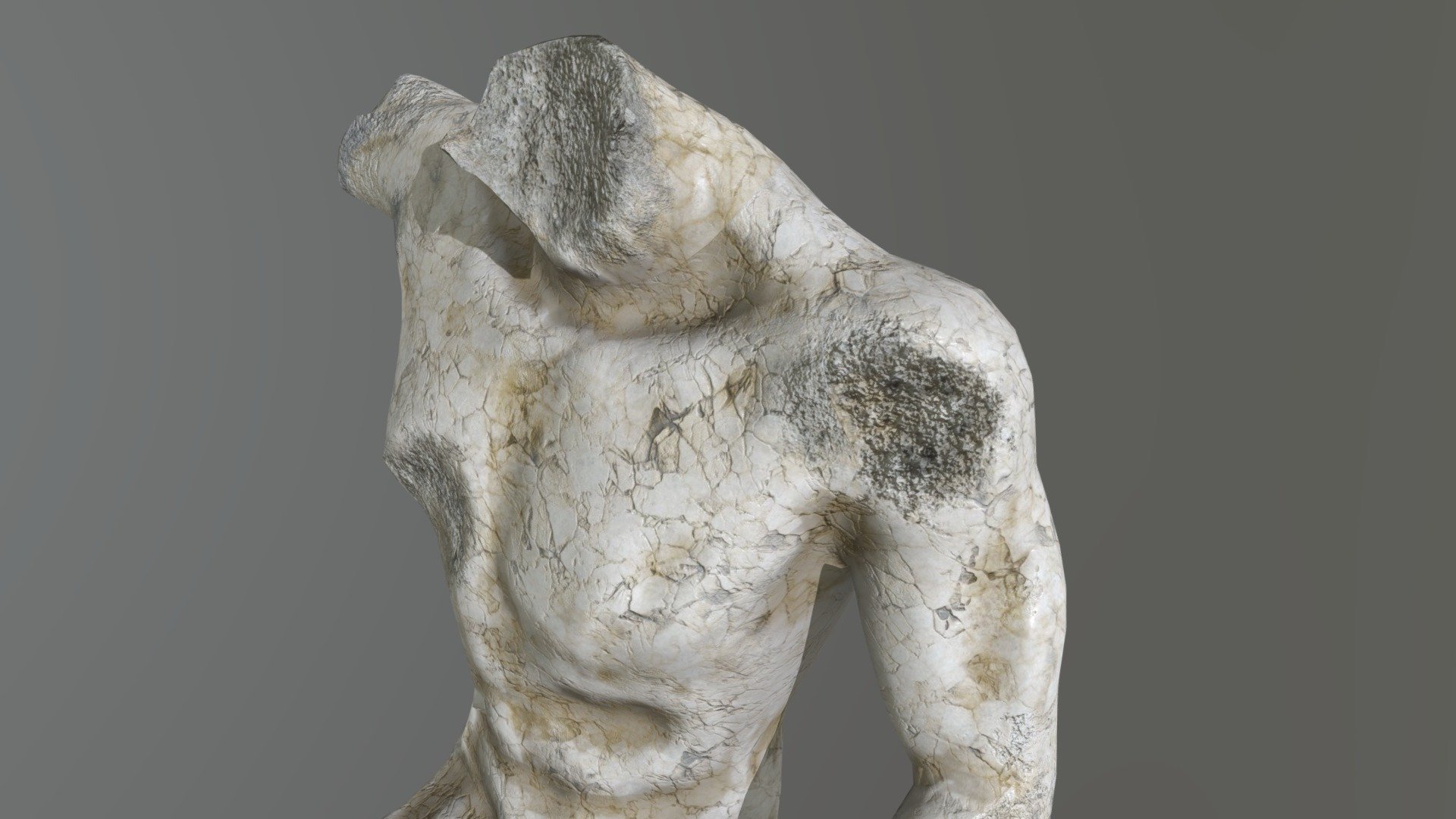 Broken statue 01_lod_3 - 3D model by mas3dr [7fb3c64] - Sketchfab