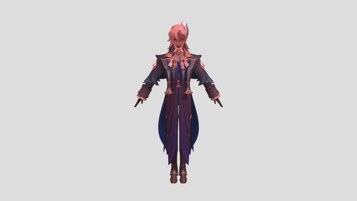 Neuvillette 3D models - Sketchfab