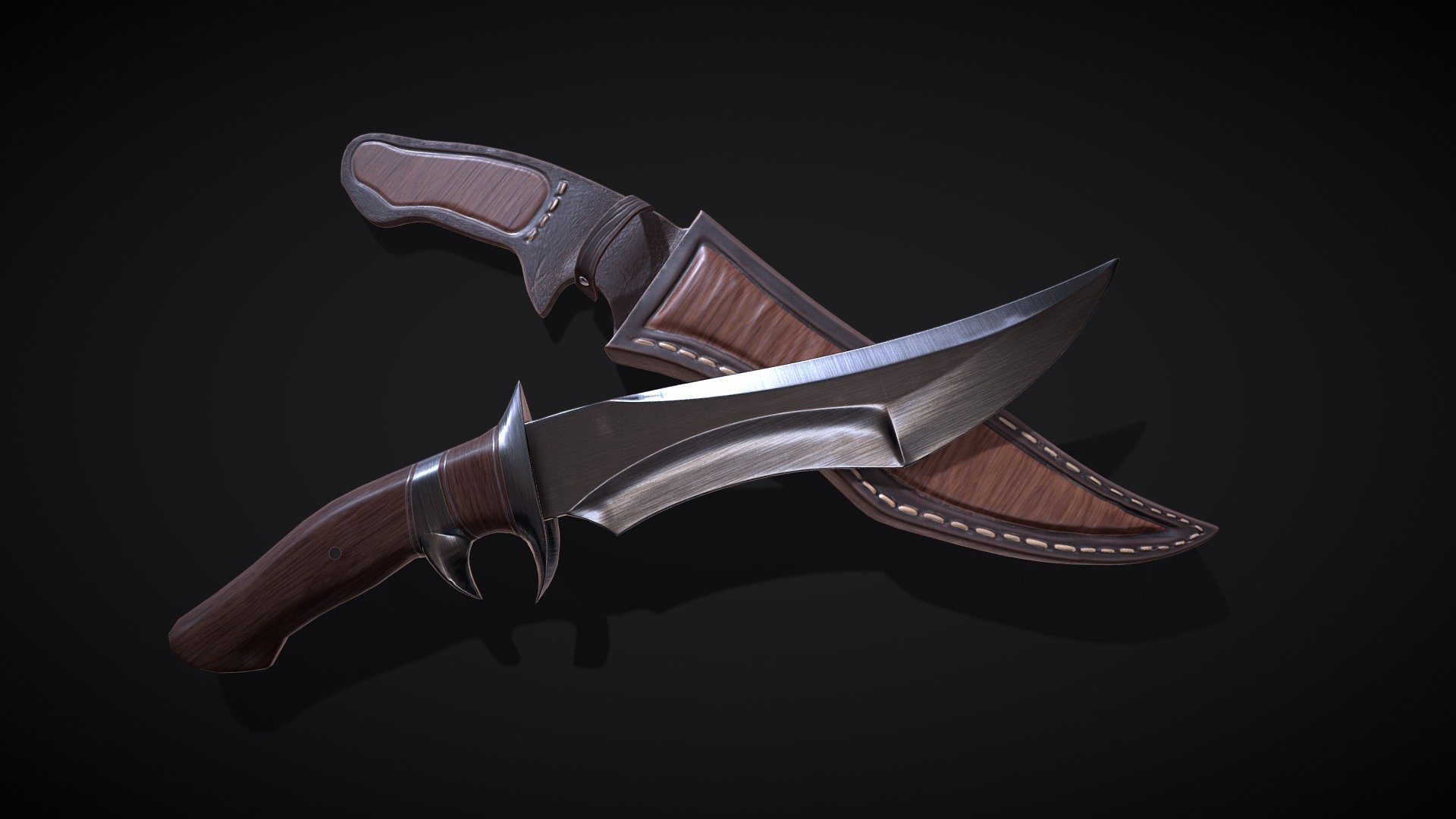 Dagger (game-ready) - Download Free 3D model by Delandi [7fb4219 ...