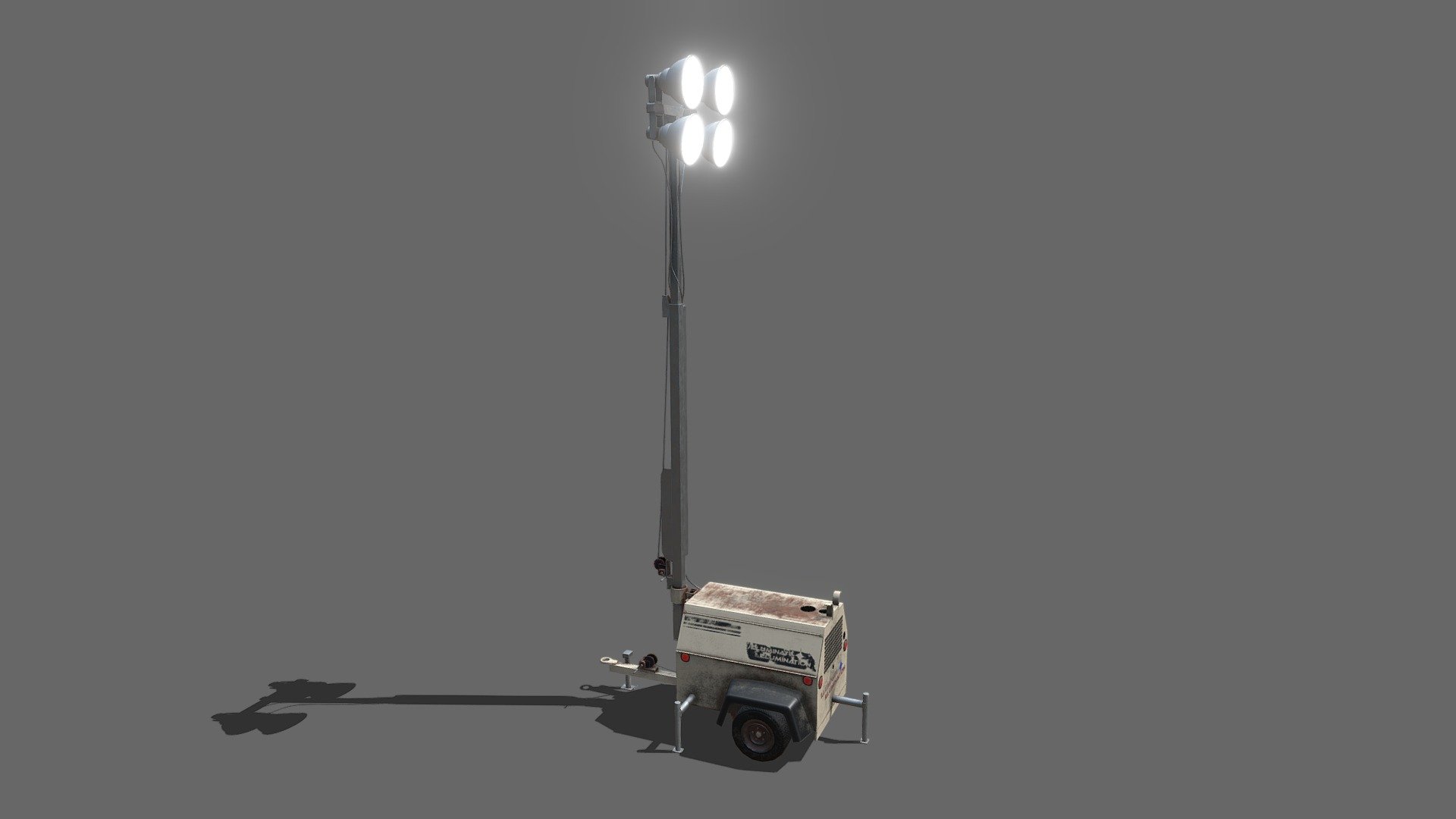 Light tower - 3D model by Timothy Ahene (@timothyahene) [7fb494a ...
