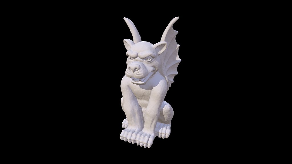 Gargoyle Statue - 3D model by Q-PLUS Labs (@qpluslabs) [7fb4d1f ...