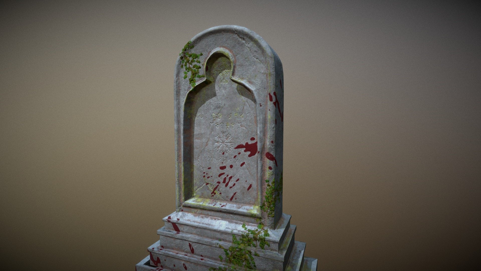 Gravestone - 3D model by Myranda [7fb4dff] - Sketchfab