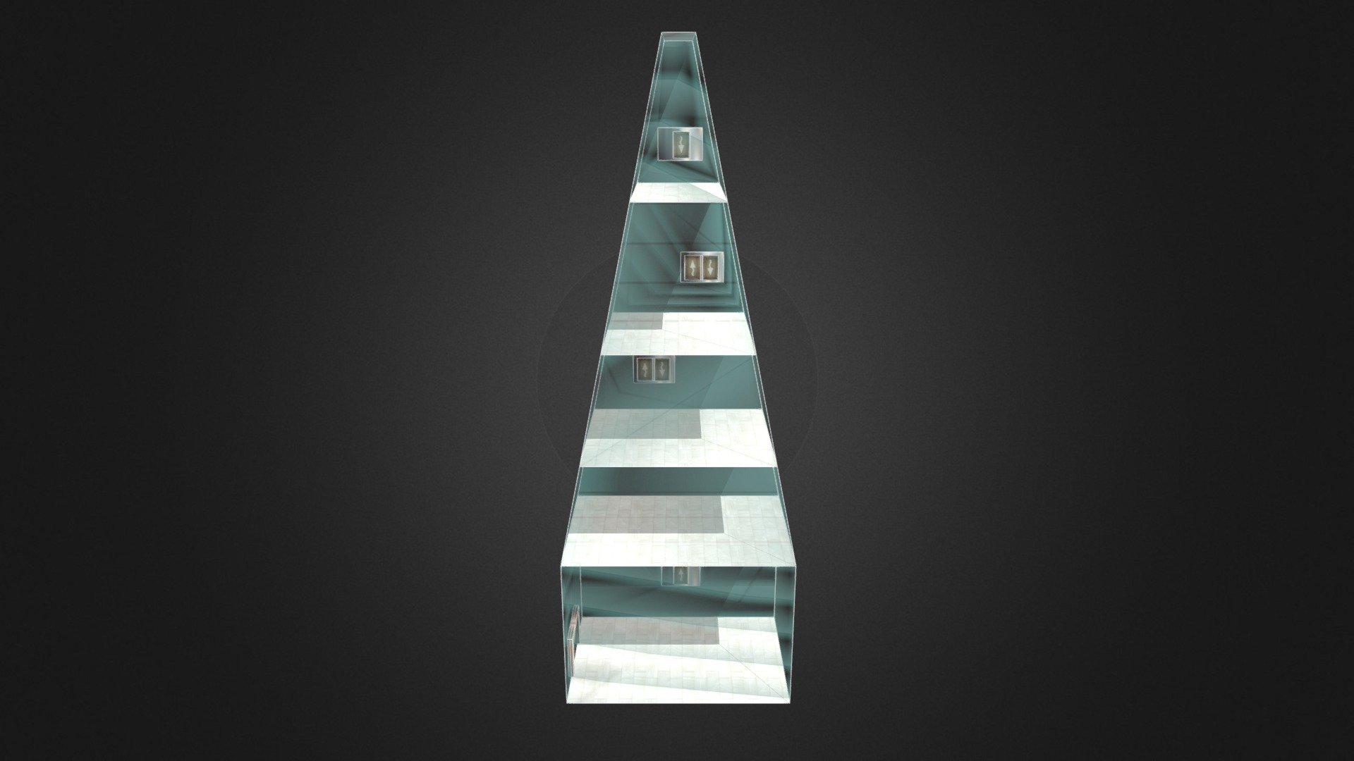 Glass Office Tower - Download Free 3D model by shirlanne [7fb714e ...