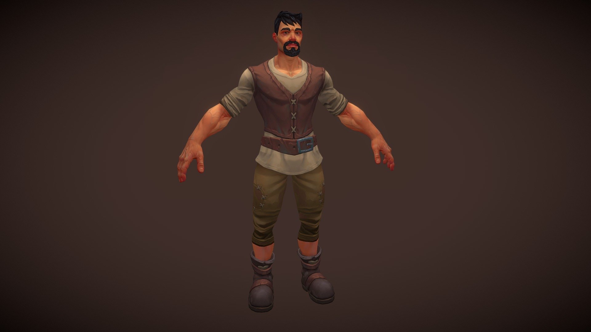 Stylized Human Male - 3D model by N-hance Studio (@Malice6731) [7fba2de ...