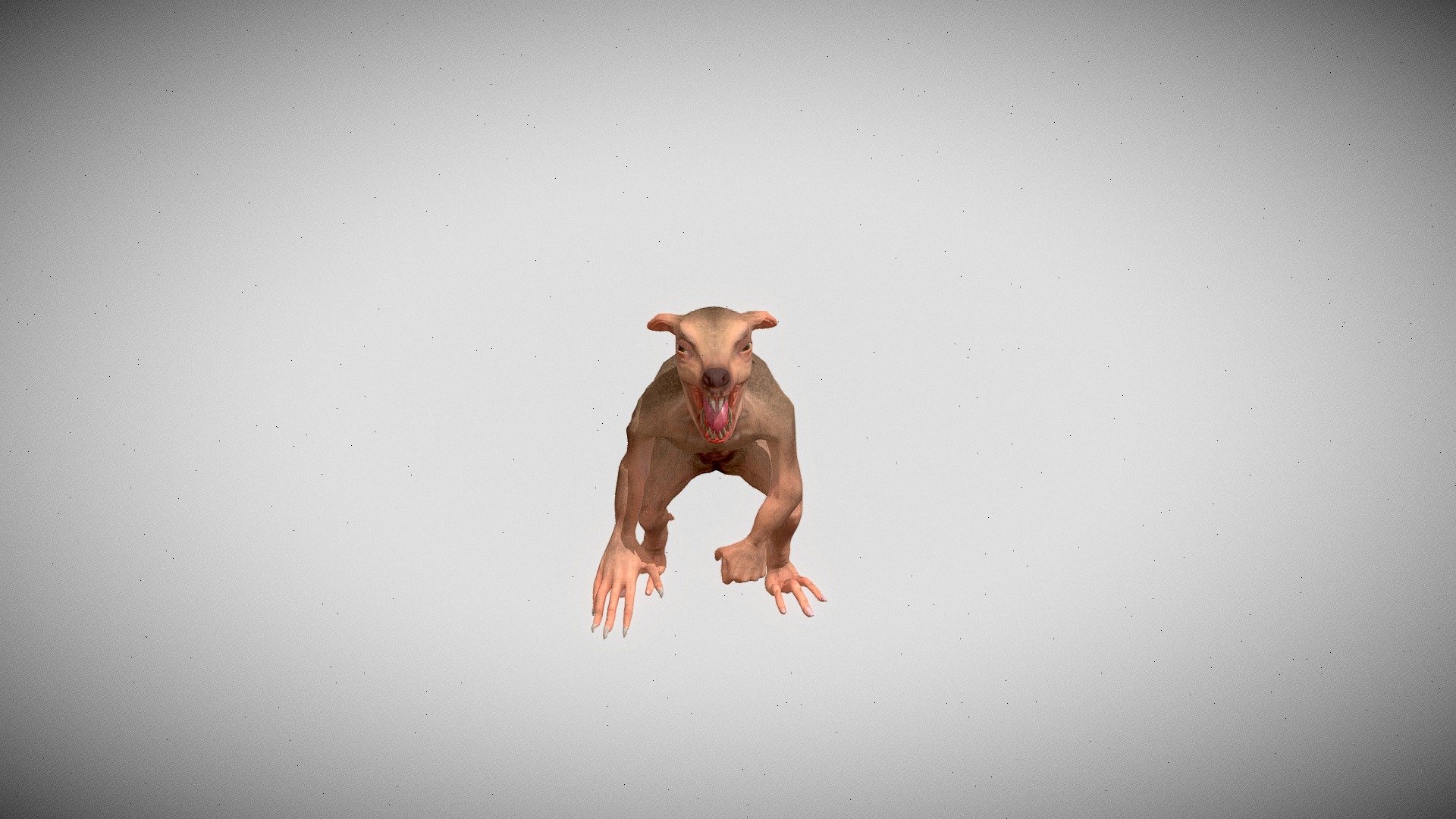 Monster Rat - 3D model by Serhat Siri (@serhatsiri) [7fbbdfd] - Sketchfab