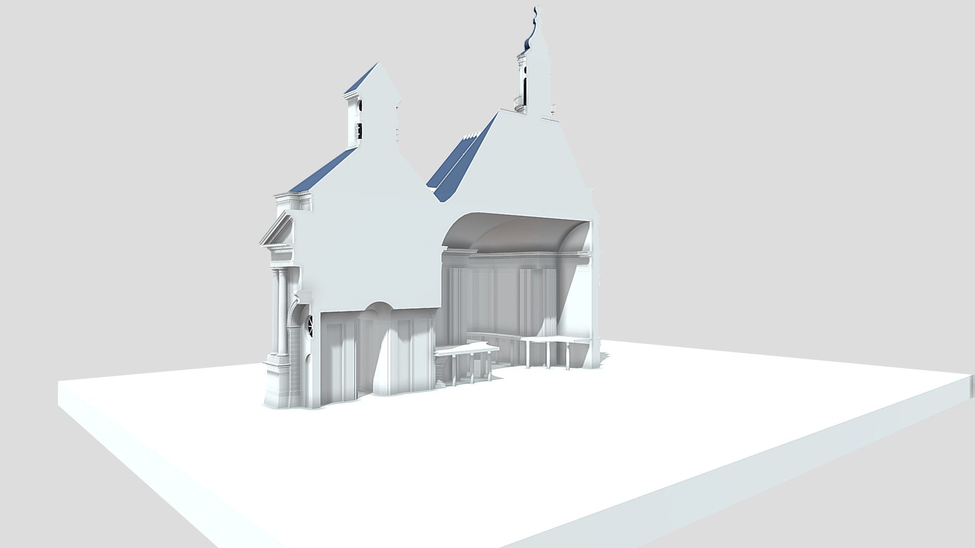 Petrikirche Schnittmodell - 3D model by JulianHanschkeKarlsruhe ...