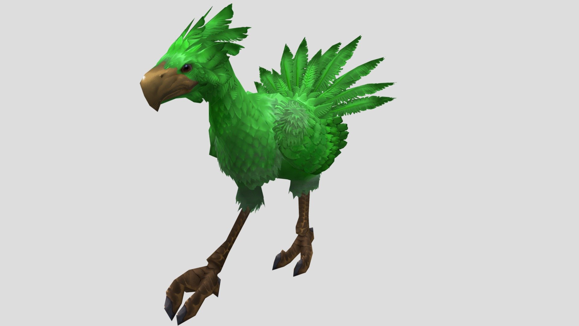 Chocobo - FF XII - Green - Download Free 3D model by ...