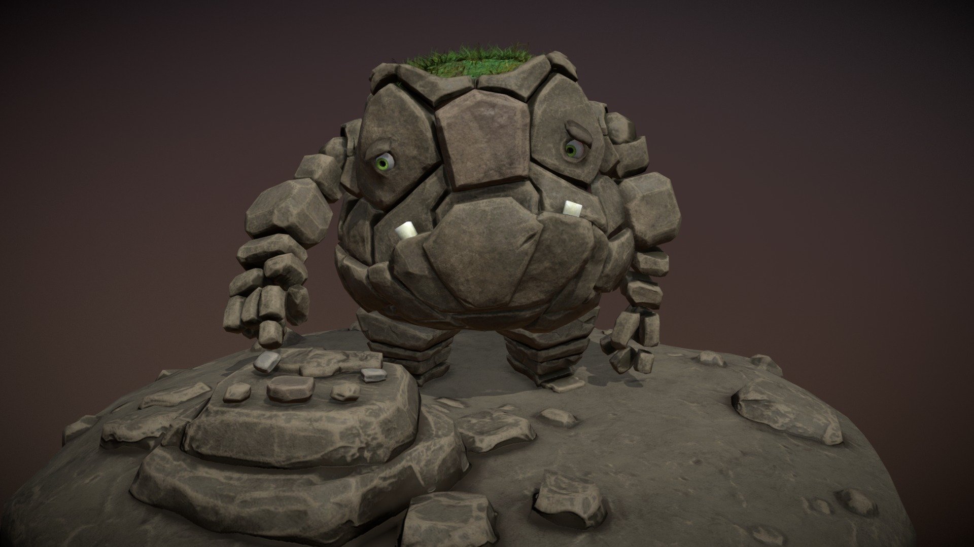 Golem - 3D model by HenrikHuehn [7fbd5b5] - Sketchfab