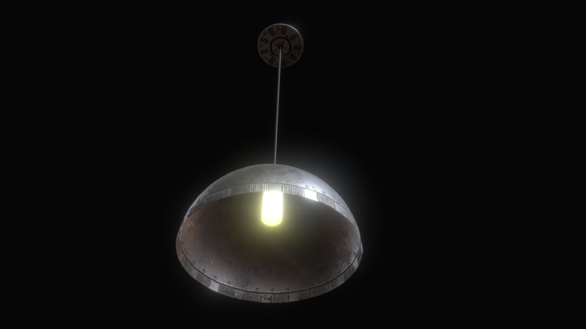 Garage ceiling light Lamp Projector the light - Download Free 3D model ...
