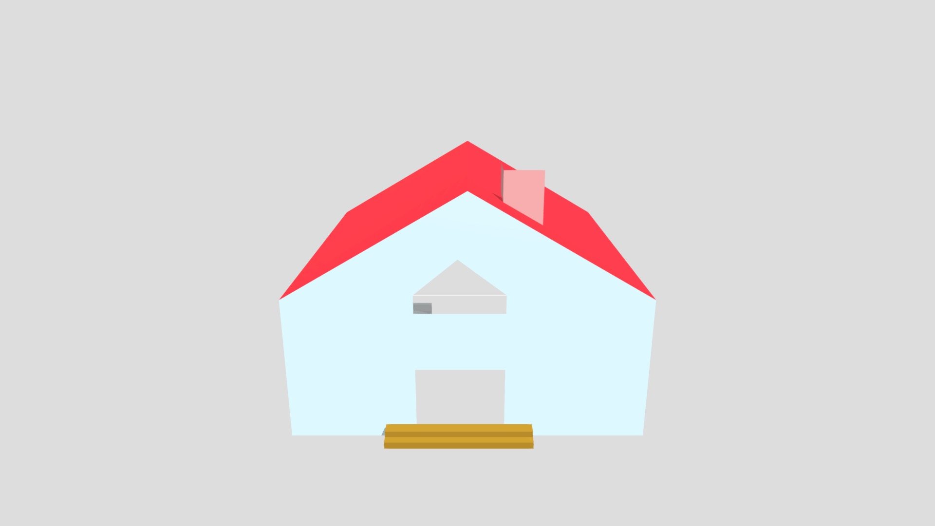 Simple House - Download Free 3D model by Daniel (@daniel250) [7fbec29 ...