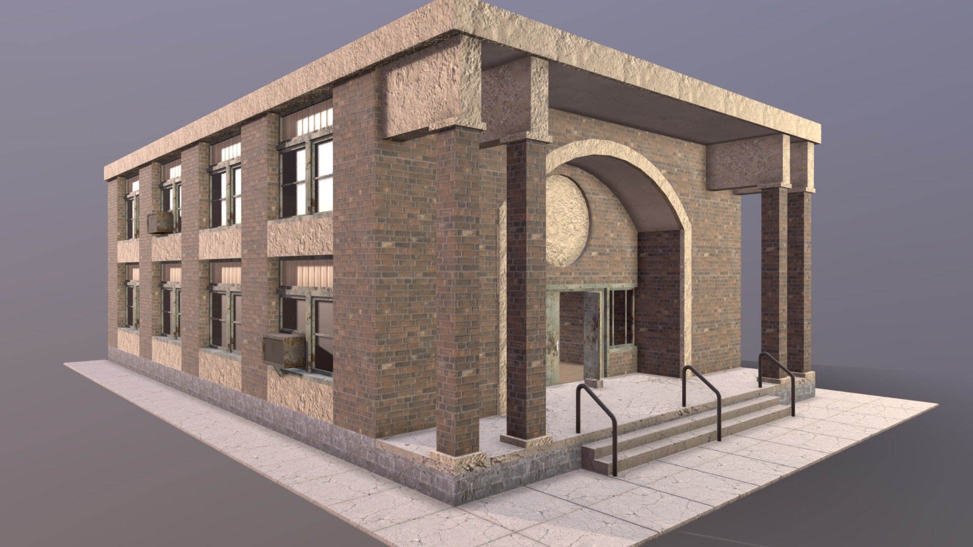 City Building Downtown 02 - Download Free 3D model by jimbogies ...