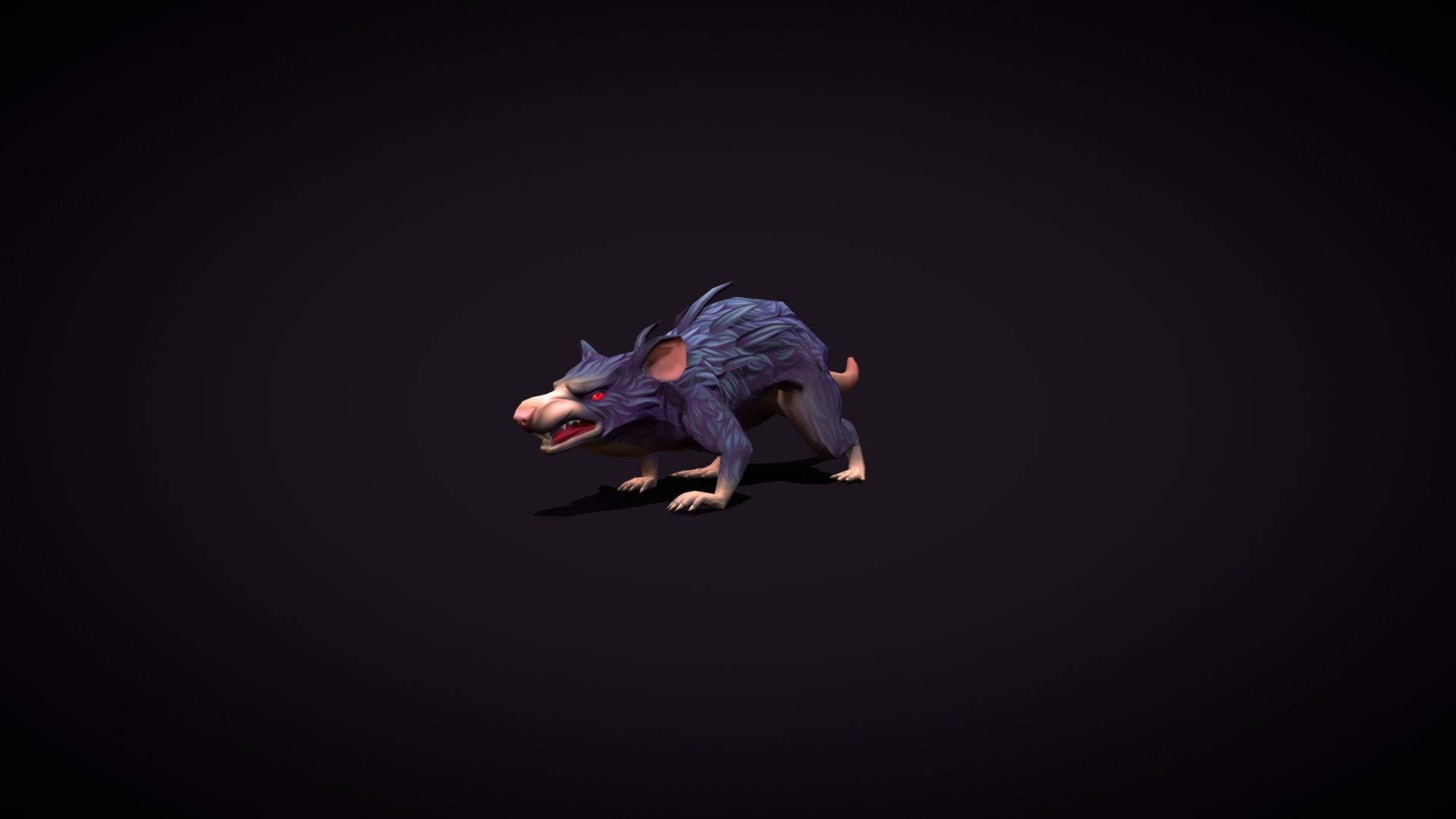 Rat ( 2 skin, 6 animation ) - 3D model by TimFunCG [7fc0ab4] - Sketchfab