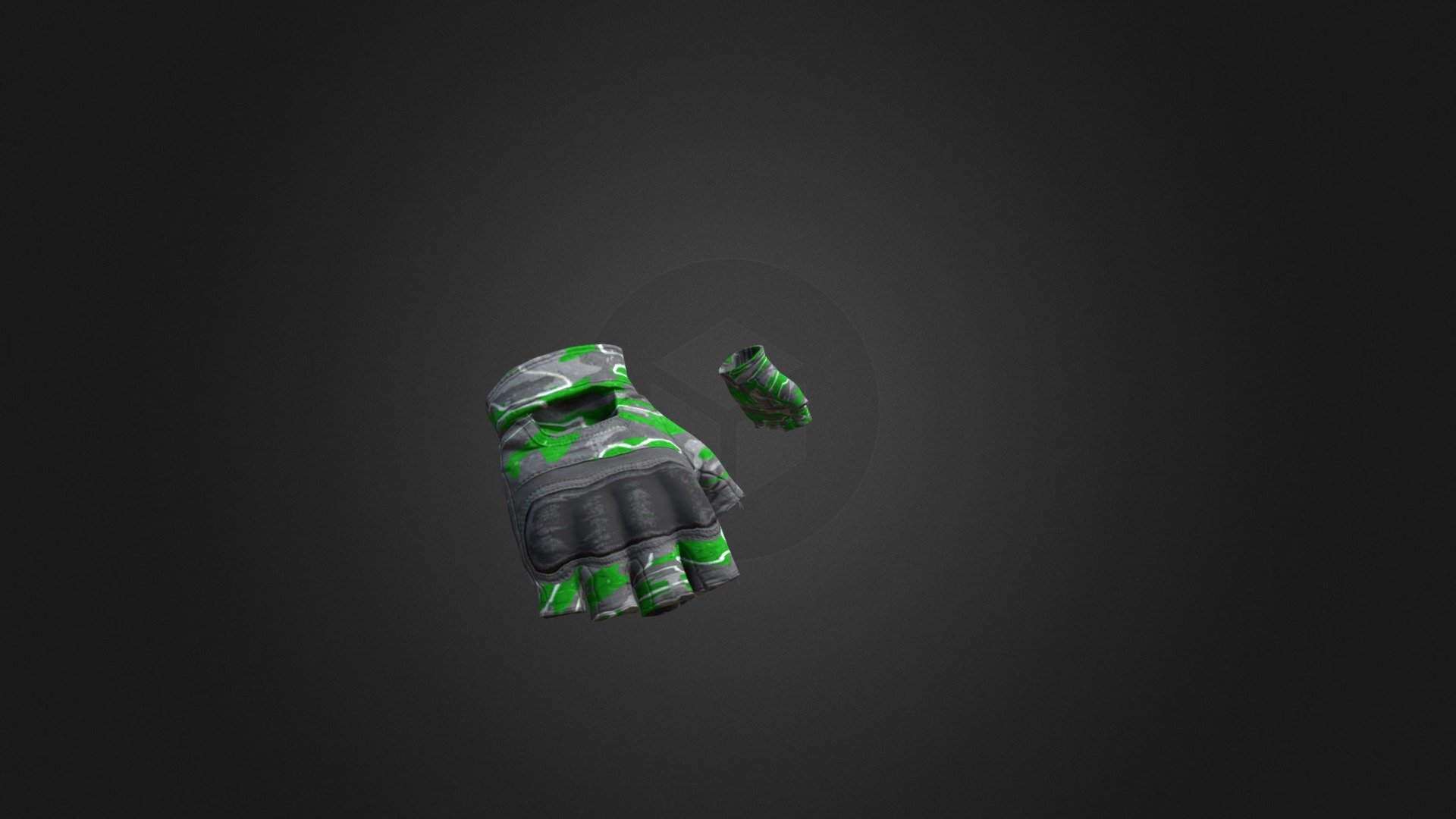 Green Pattern Fingerless Gloves | PUBG - 3D model by pubgitems.info ...