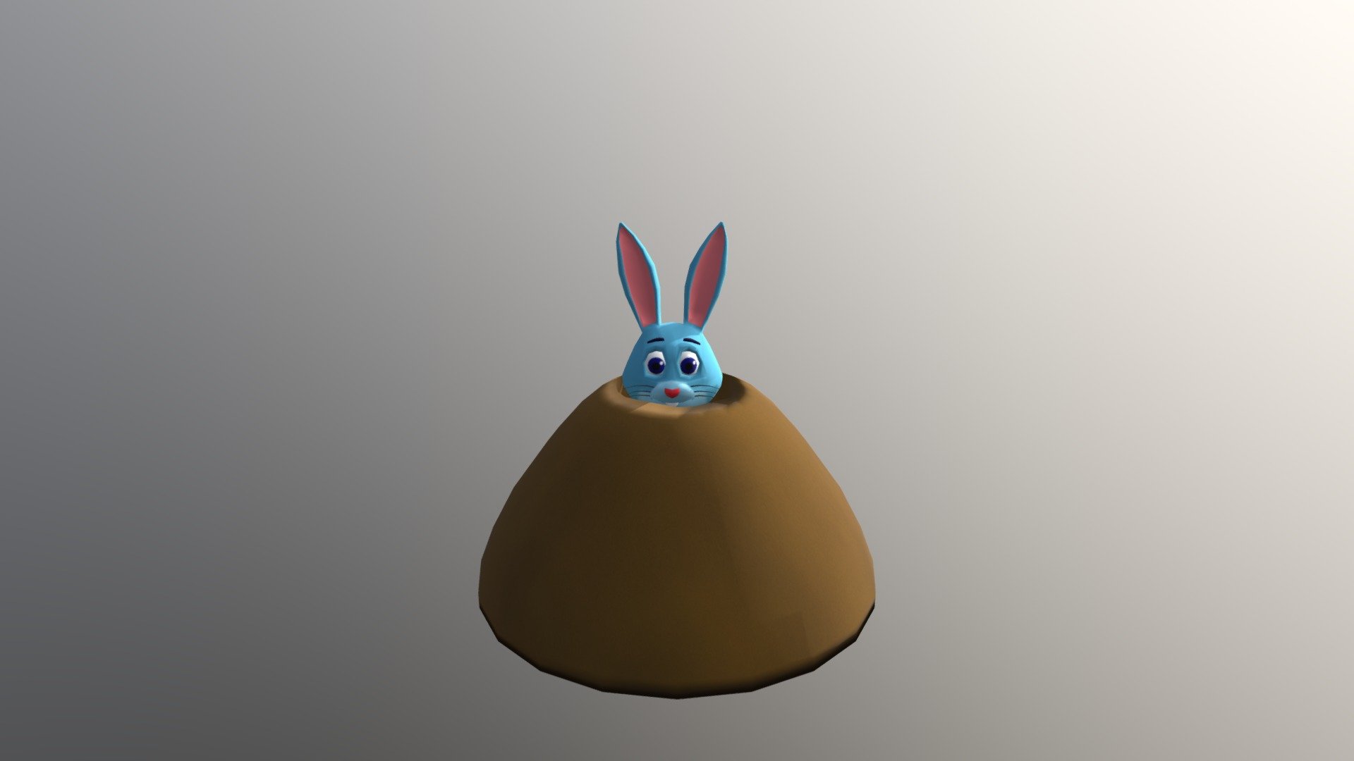 Rabbit Peaking Out Animation - 3D model by camcouto [7fc1421] - Sketchfab