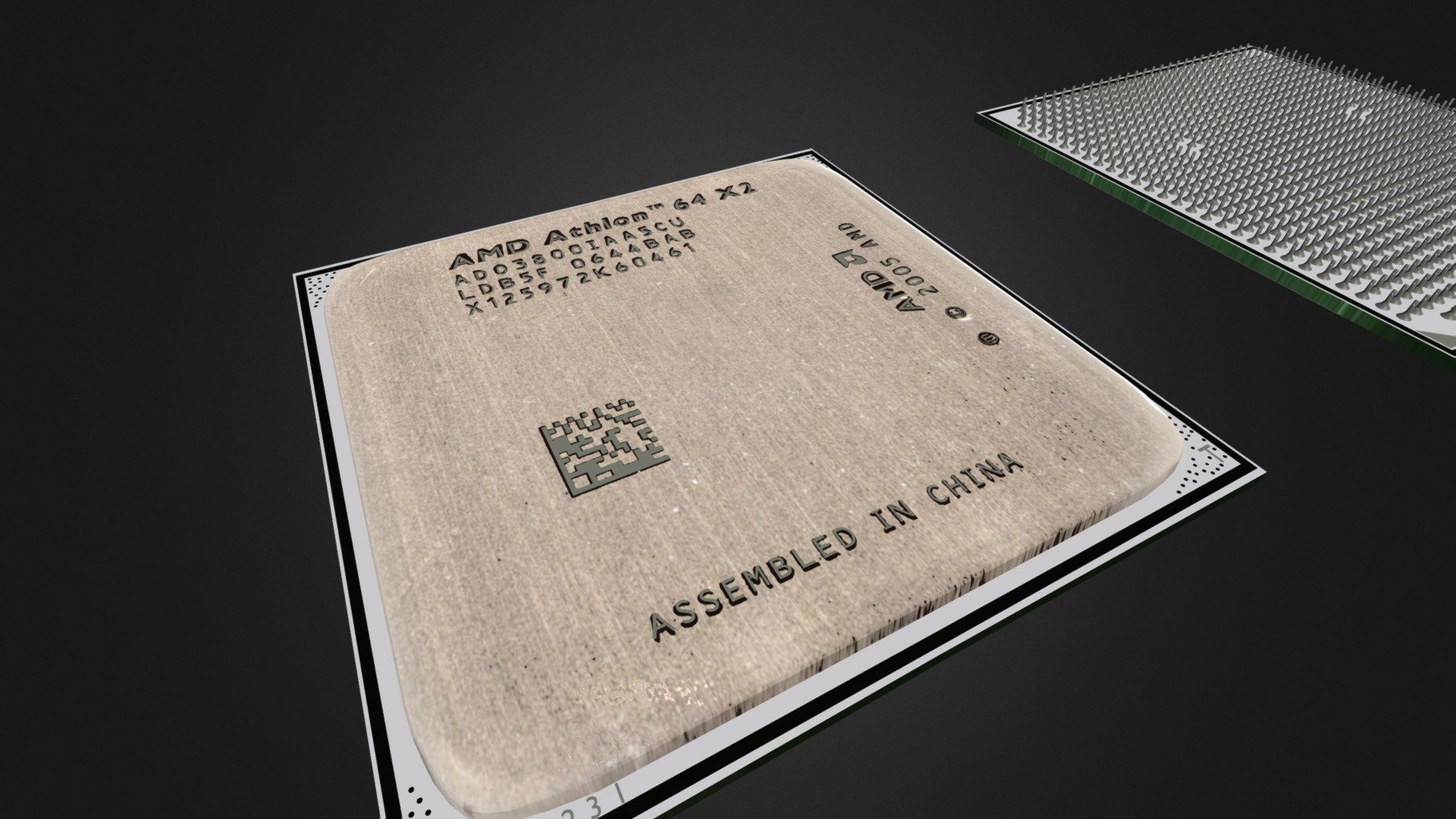AMD Processor - 3D model by Perminov Alexey (@lexi4) [7fc316d] - Sketchfab