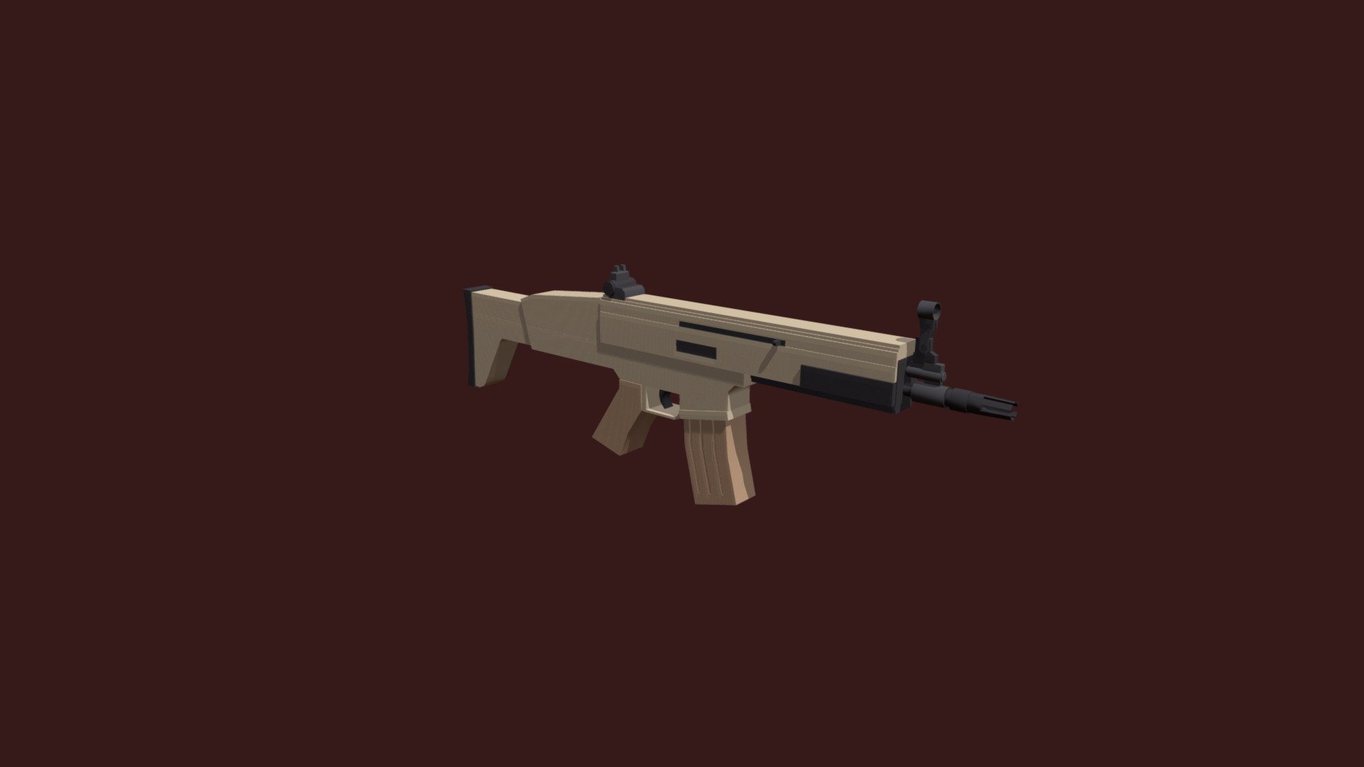 FN SCAR MK16 - 3D model by Wolfie8bit [7fc3def] - Sketchfab