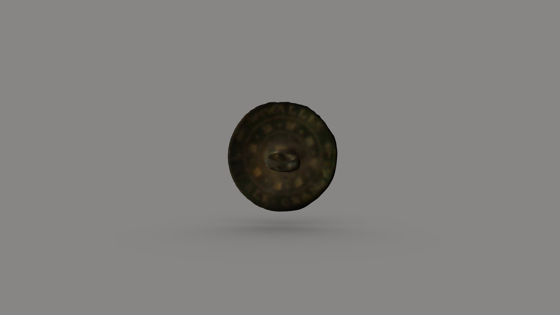 William Wallis Gilt Button - 3D model by The Herring Run Archaeology ...