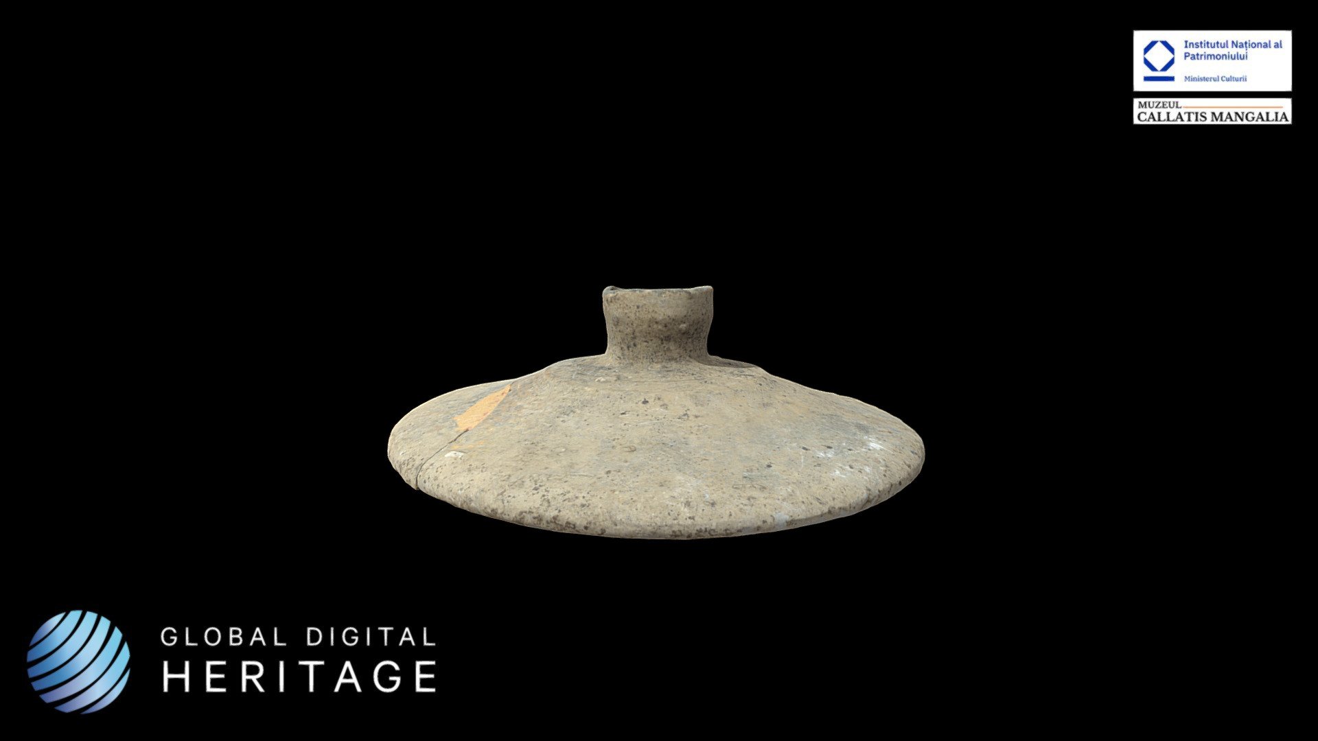 Ceramic lid (pyxis) - Download Free 3D model by Global Digital Heritage ...