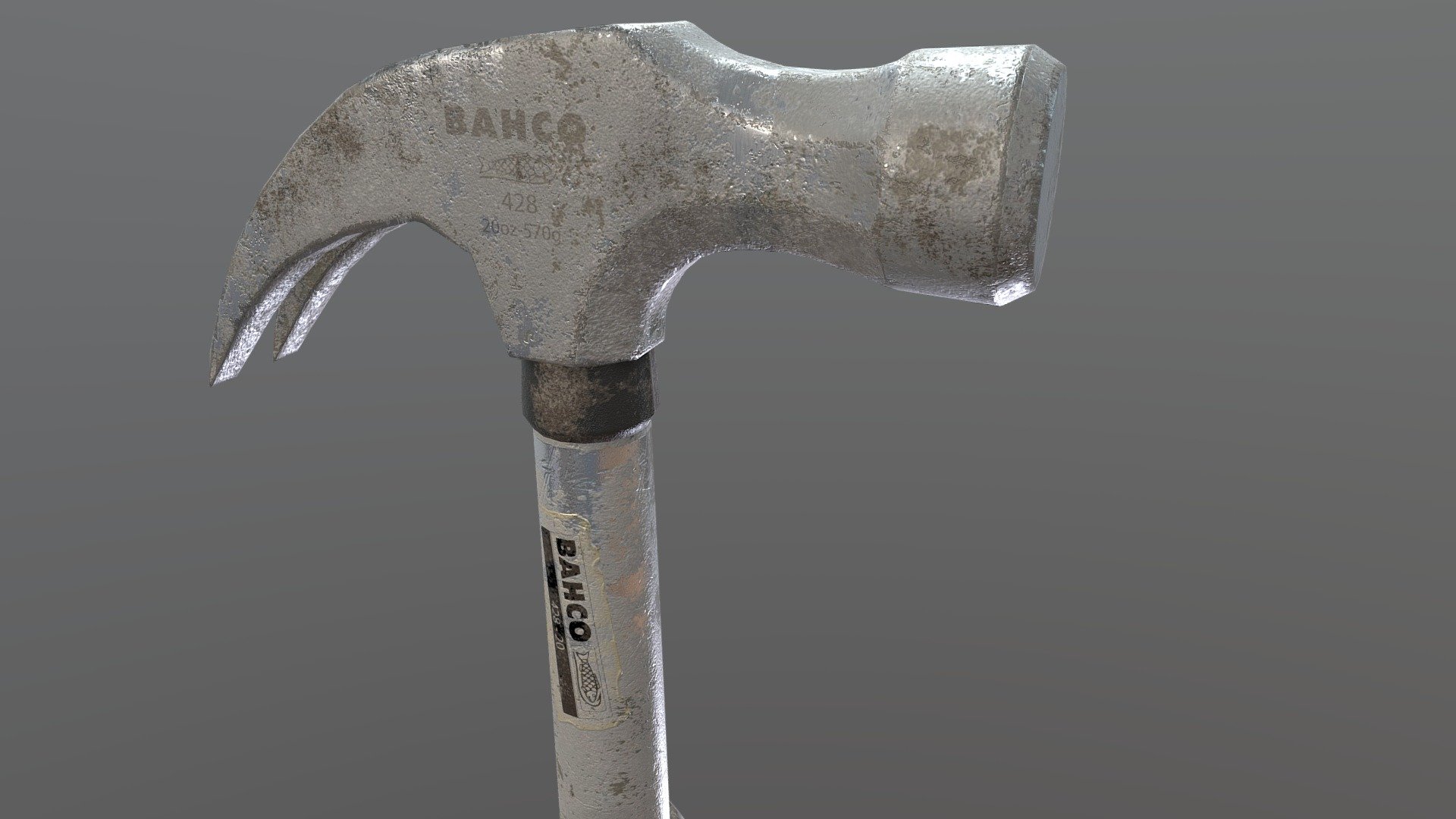 Weathered Hammer - 3D model by Aruto [7fc6727] - Sketchfab