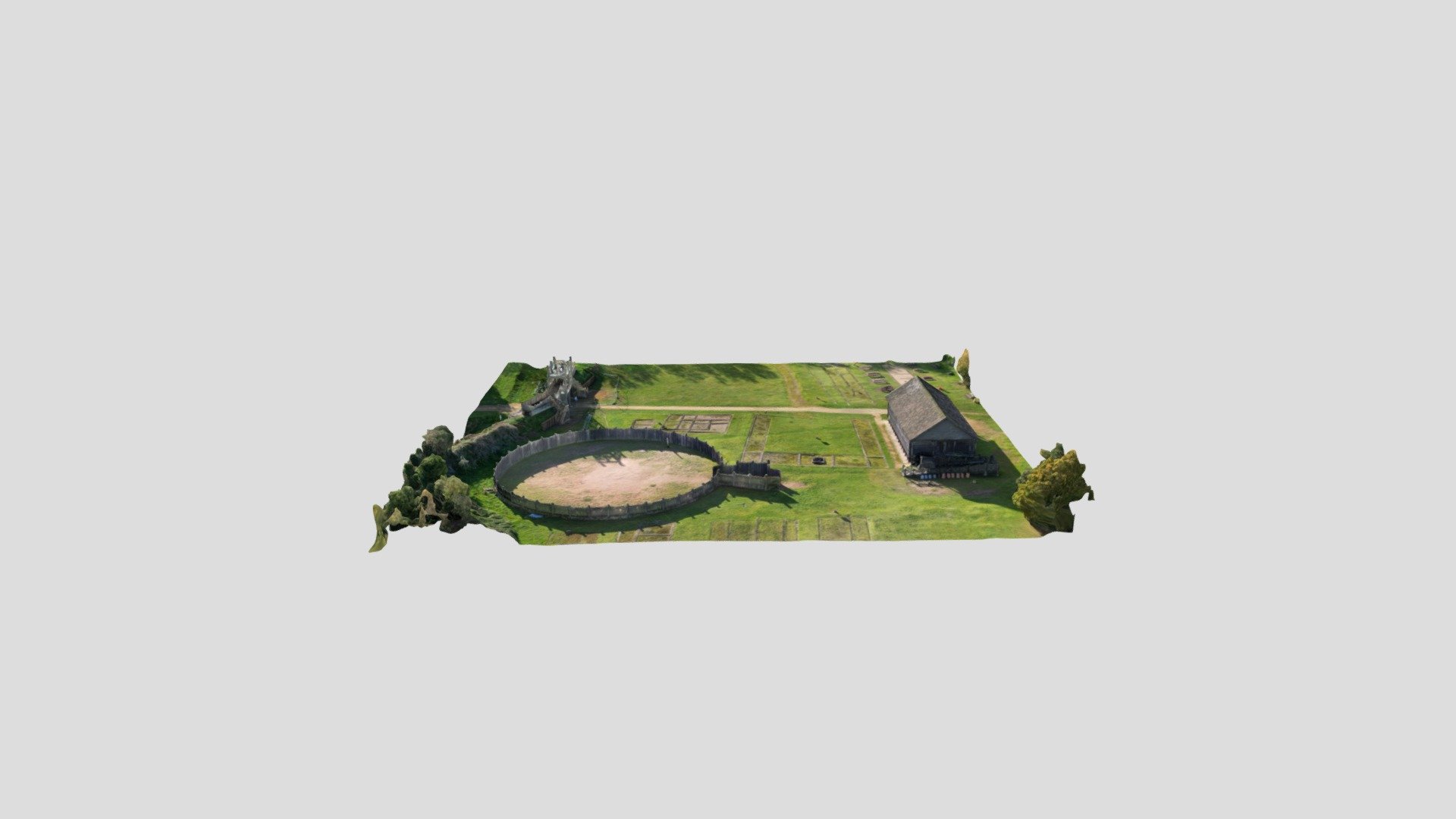 Roman Fort - 3D model by Laura (@Laurajlu) [7fc79b8] - Sketchfab