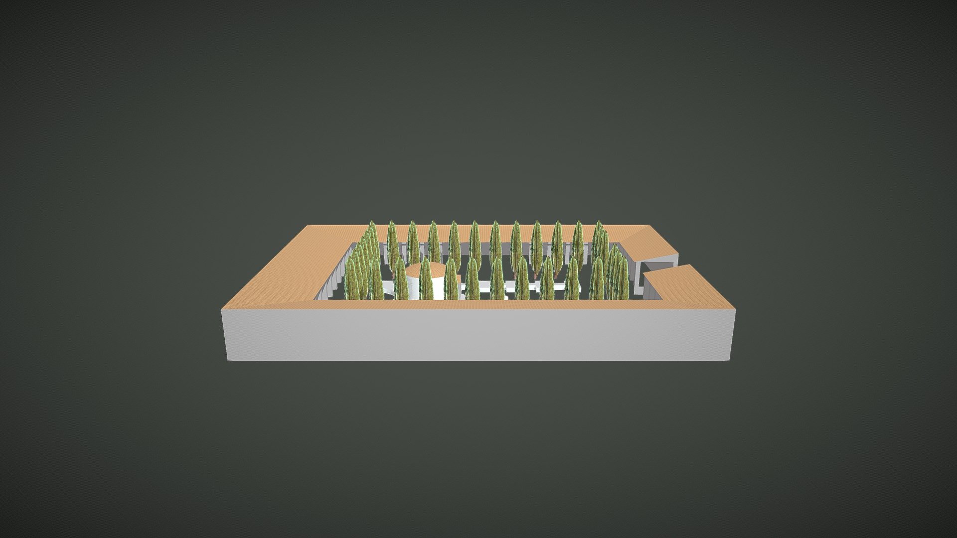 Porticus Philippi Coarelli - 3D model by ACFox [7fca57f] - Sketchfab