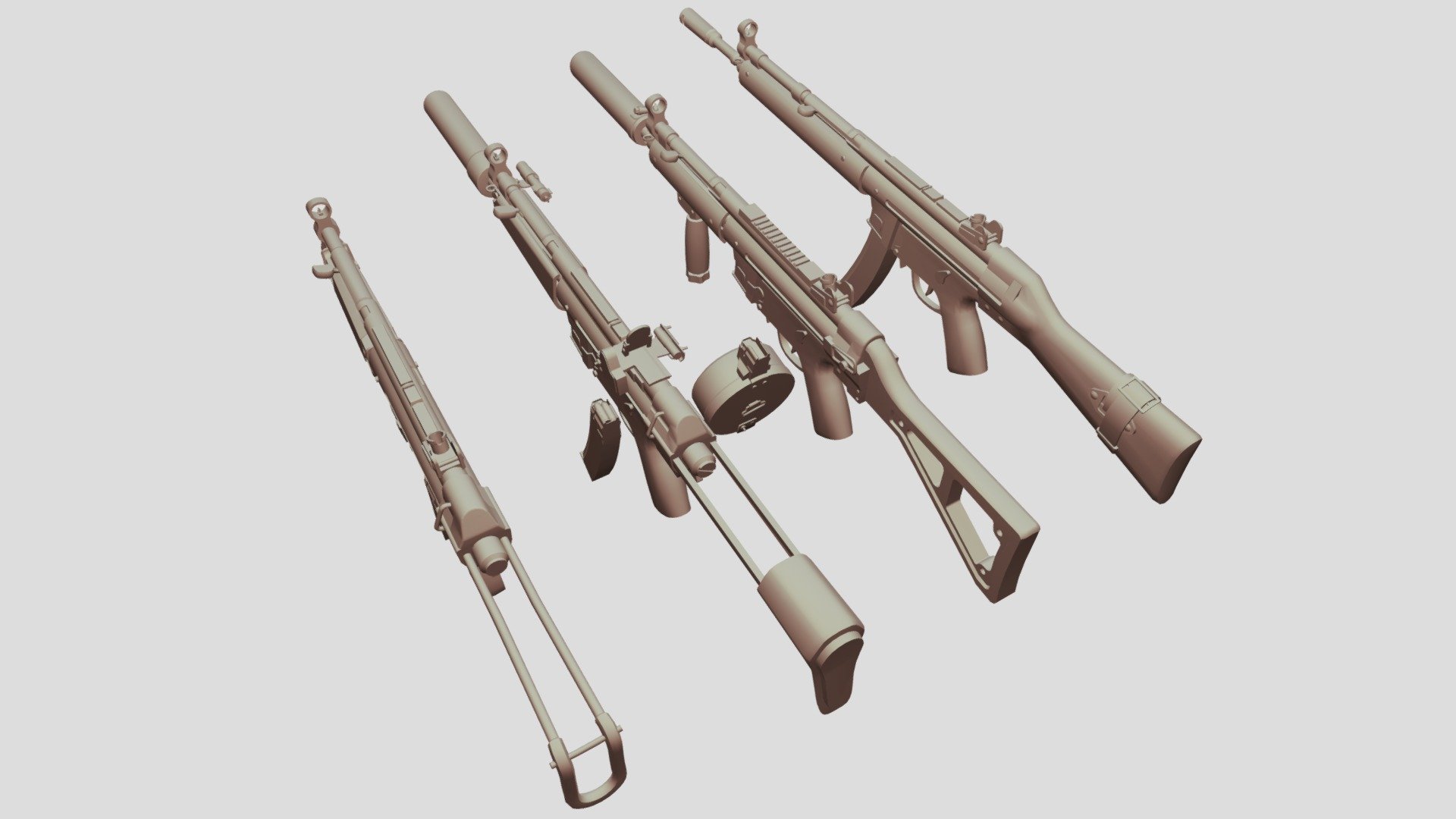 MP-5 Modular - 3D model by Lite (@L1kePotato) [7fca719] - Sketchfab