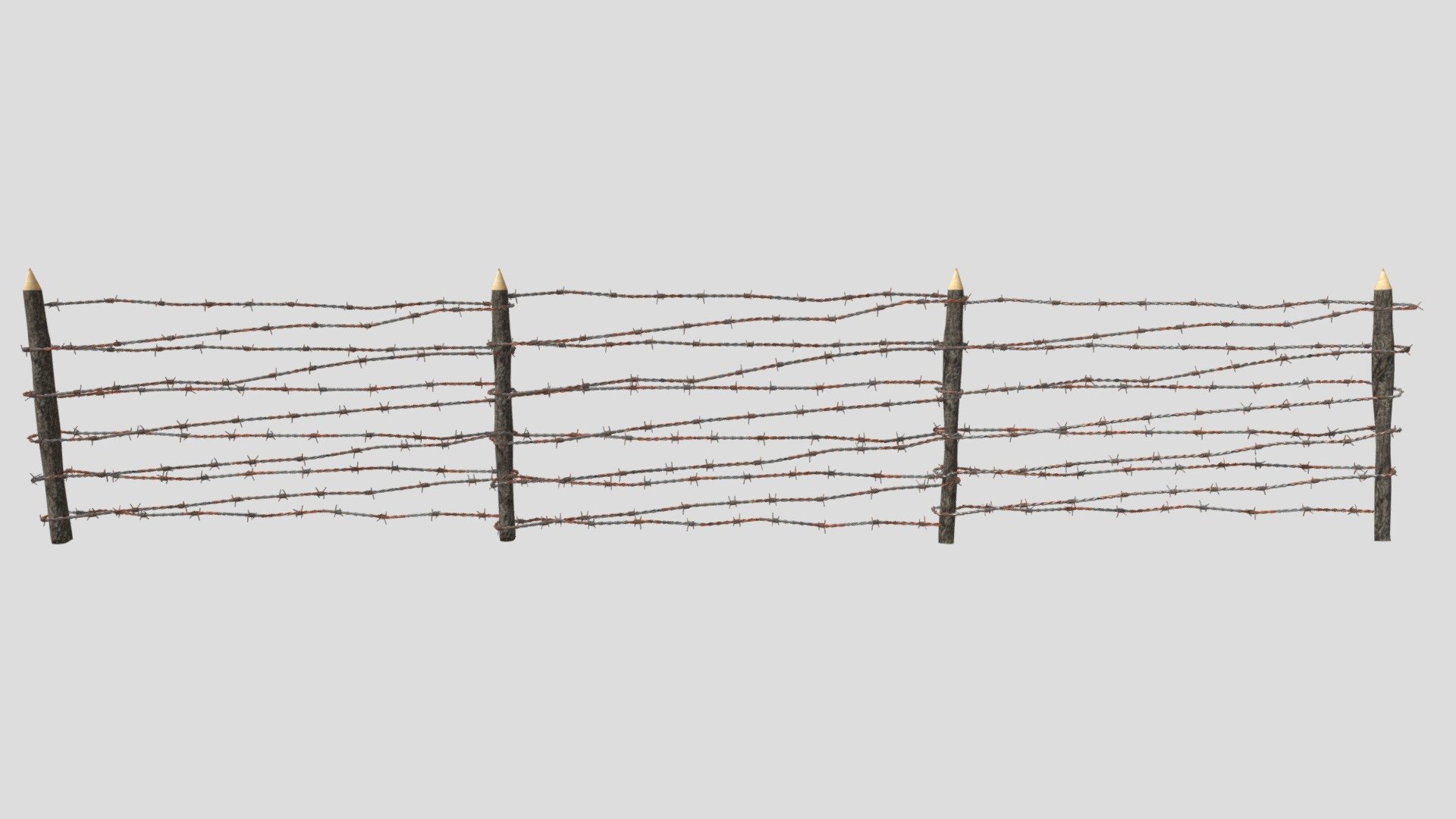 Barb Wire Obstacle 7 - Buy Royalty Free 3D model by dragosburian ...