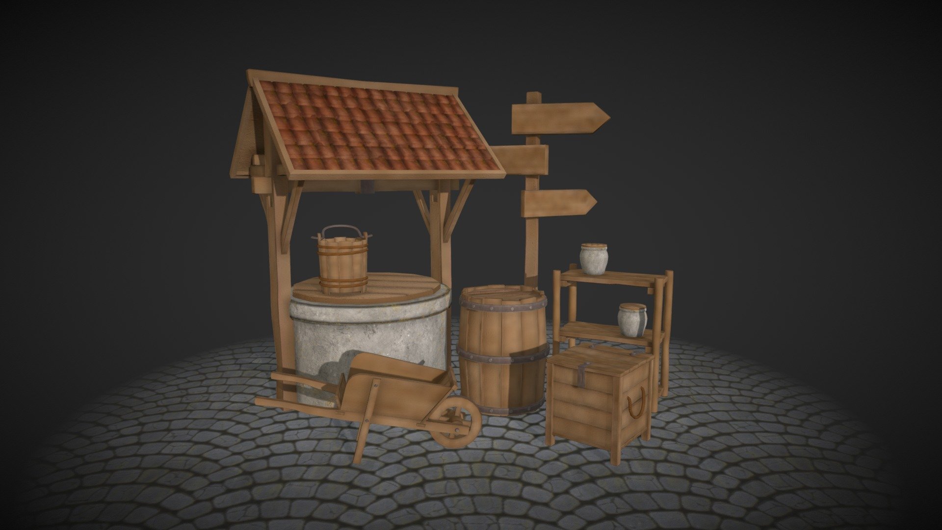 Medieval Props - Download Free 3D model by drurylain [7fcd8e6] - Sketchfab