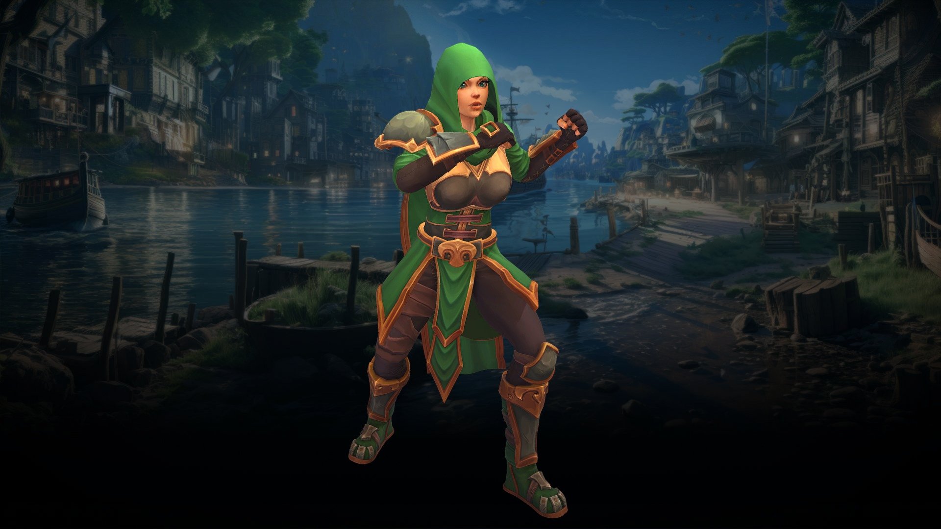 Stylized Human Female Hunter(Outfit) - 3D model by N-hance Studio ...
