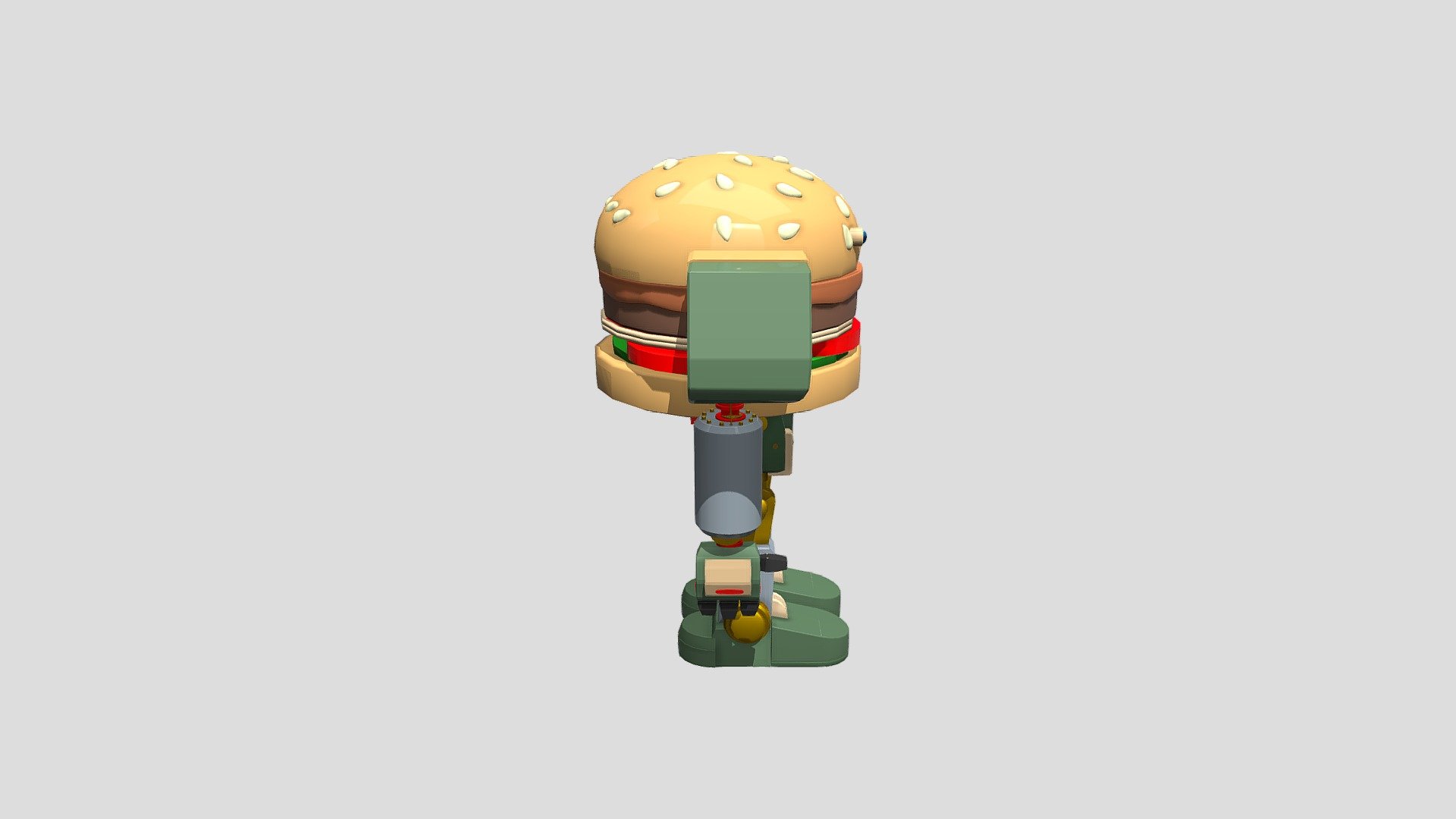 MAYA HAMBURGER ROBOT - 3D model by Monarch404 [7fcfe79] - Sketchfab