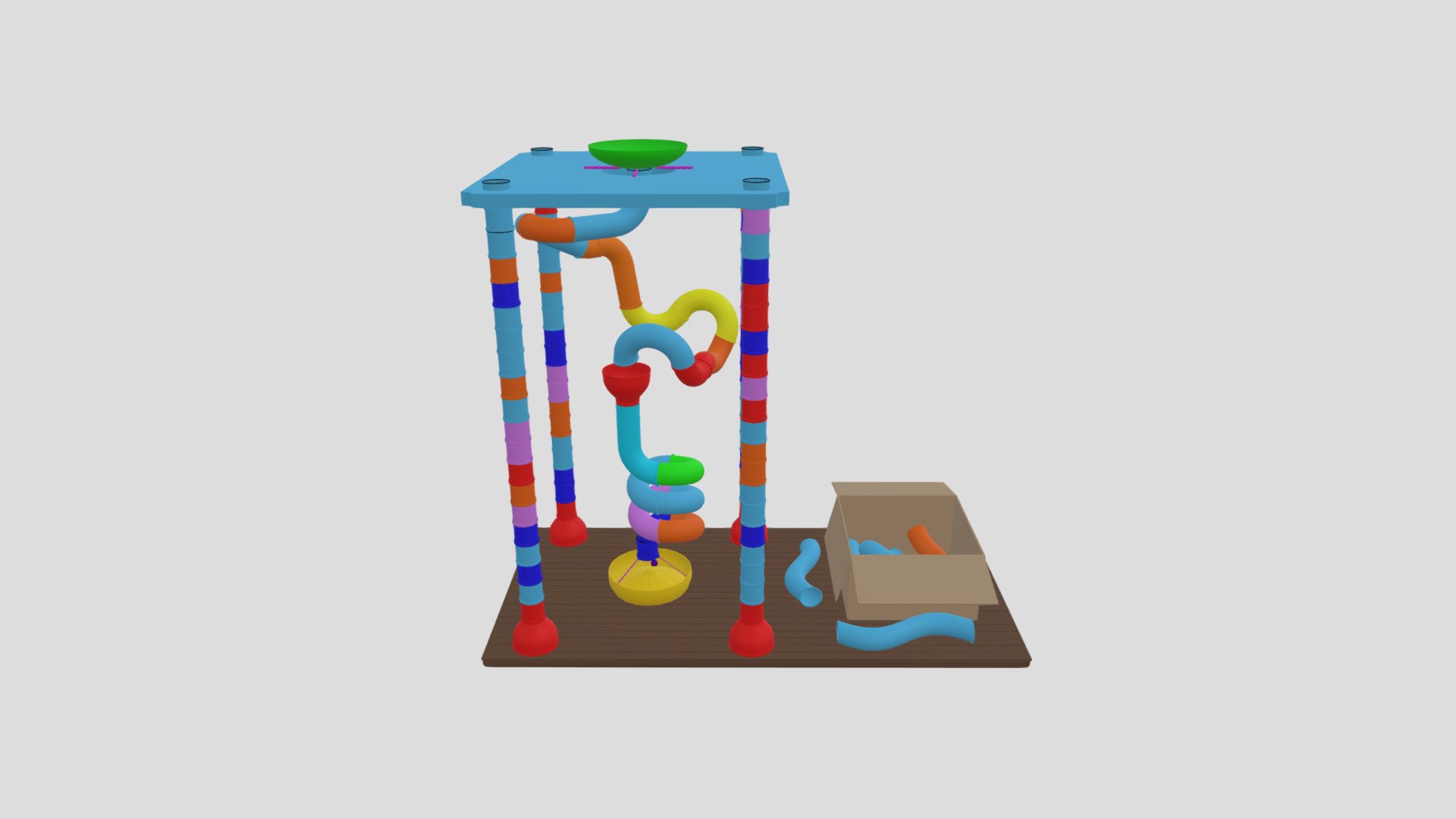 Rusk_Nathan_ID_wk4-5_Marble_Track - 3D model by nrusk [7fd26ec] - Sketchfab