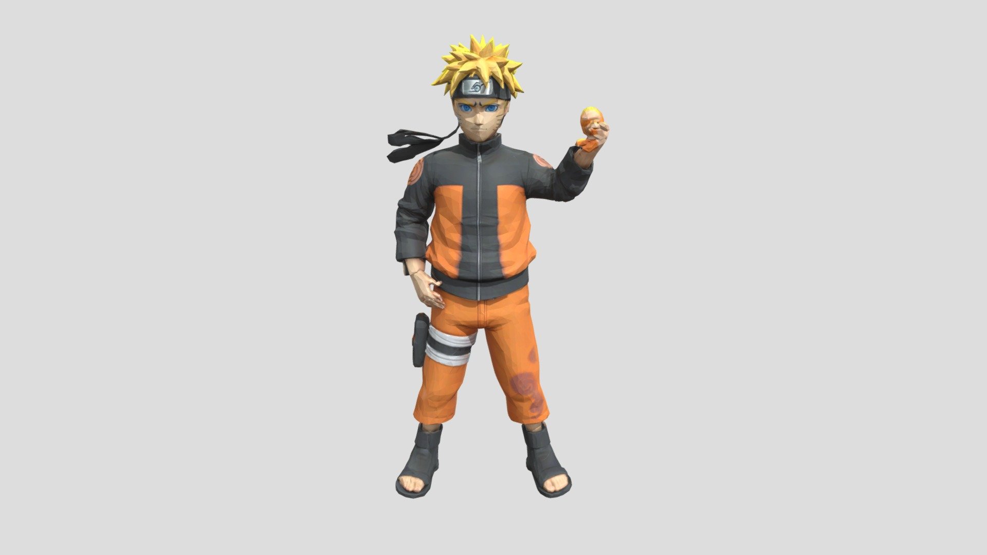 NARUTO UZUMAKI FROM NARUTO - 3D model by sdhobe946 [7fd29b9] - Sketchfab