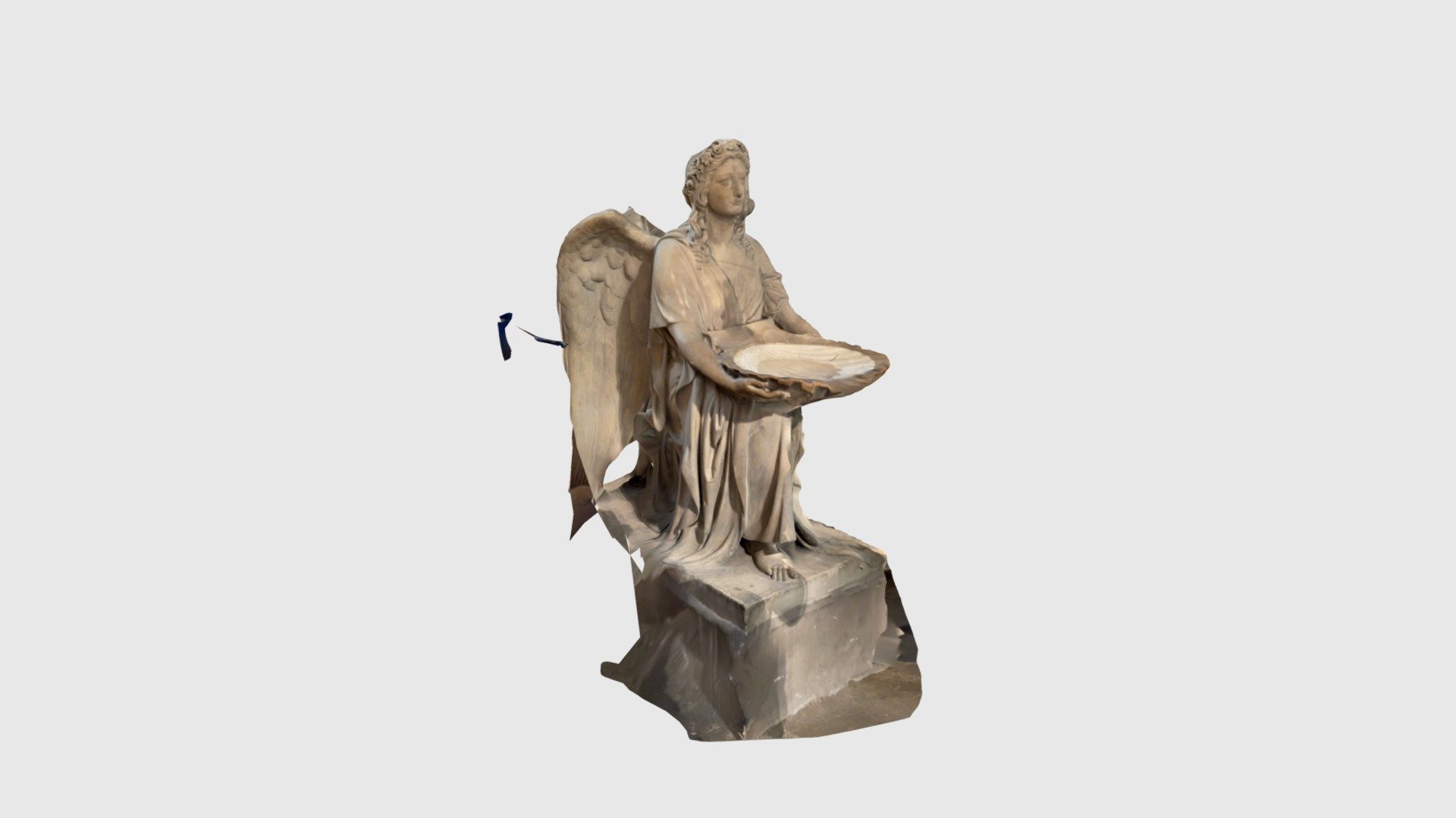 St. Giles Cathedral - Angel Statue - Mesh - Download Free 3D model by ...