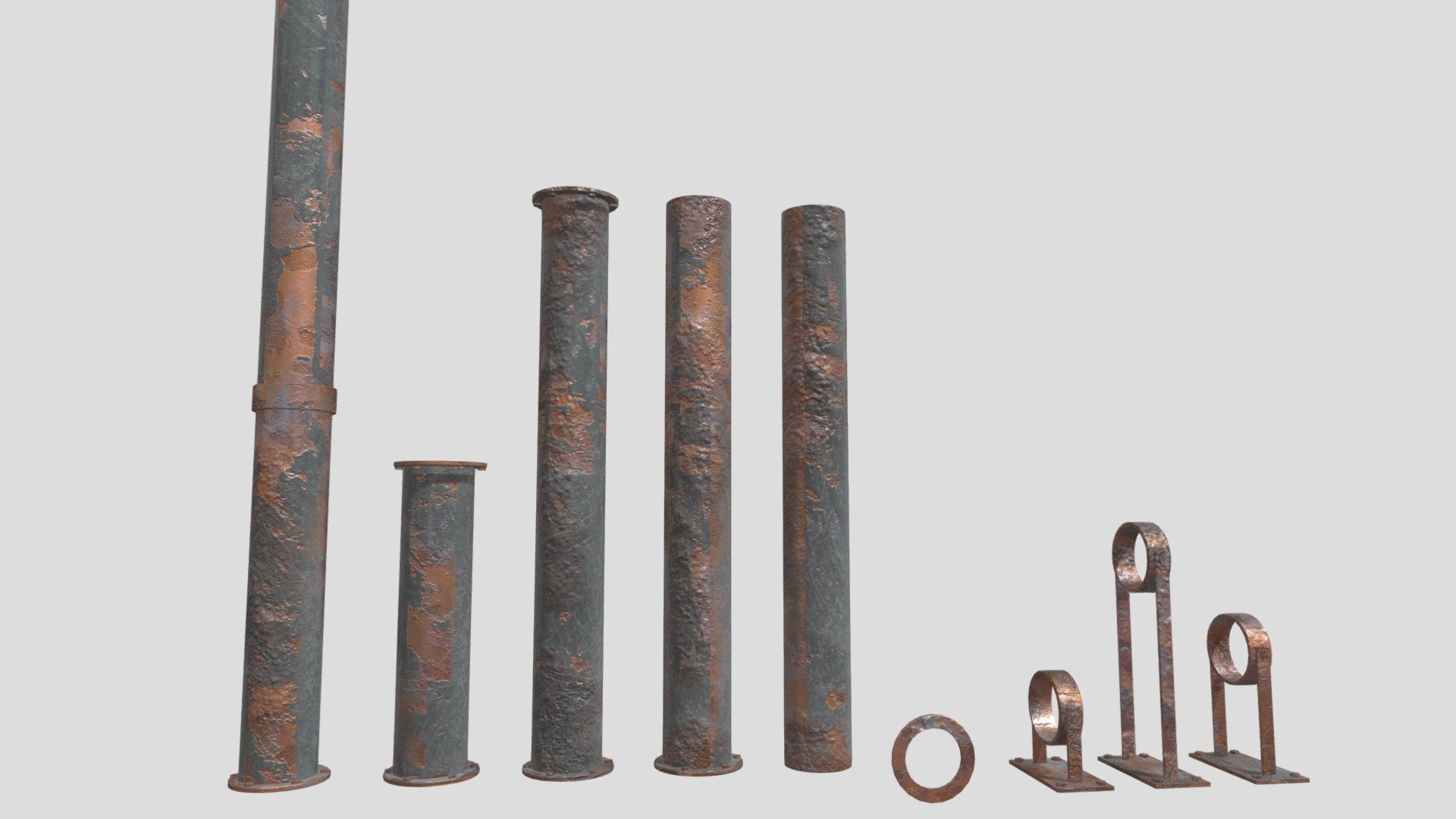 Old Rusty Pipe Tube - 3D model by DEICIDER78 [7fd4892] - Sketchfab