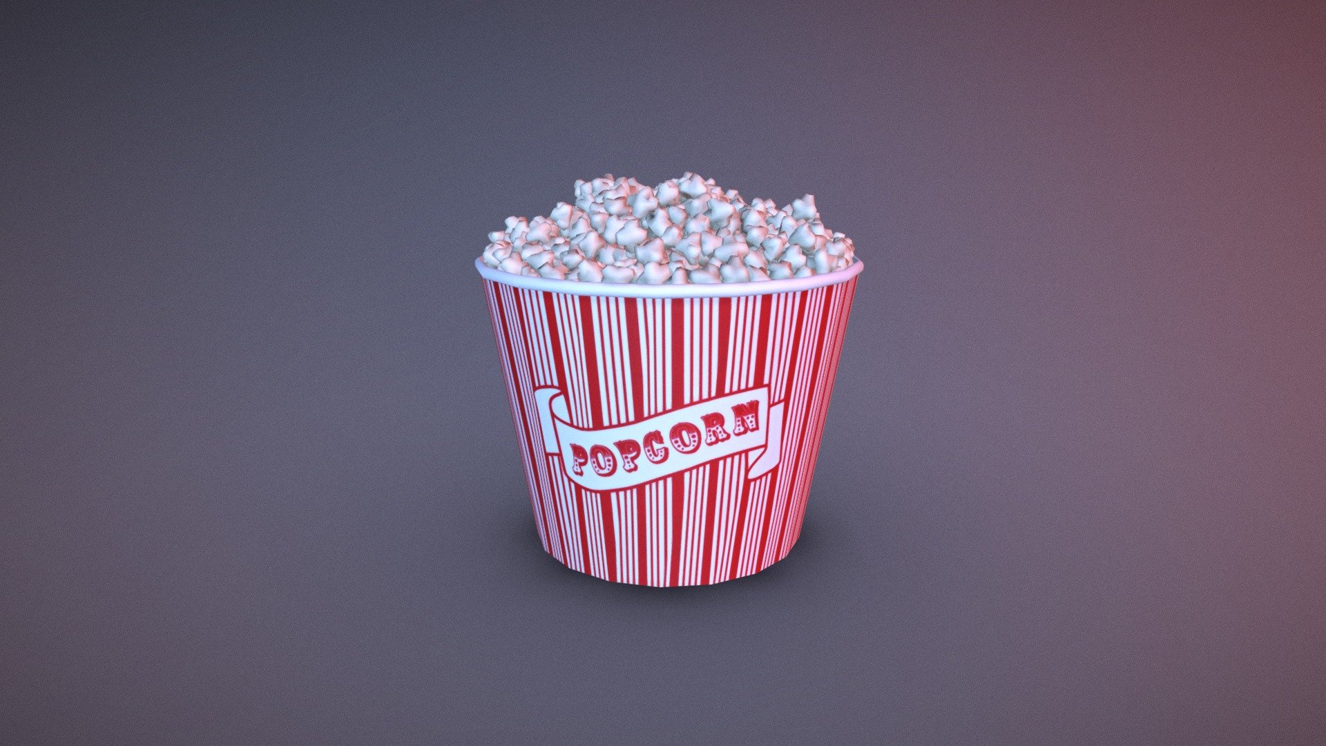Popcorn Bucket - Buy Royalty Free 3D model by Gabriel Quintana ...