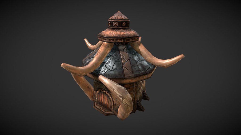 RTS Fantasy Buildings - Orc Barracks - Buy Royalty Free 3D model by ...
